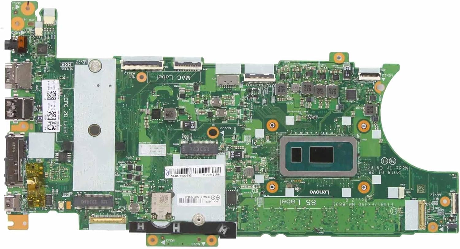 Amazon.com: IMBXHZQ for Thinkpad T490S X390 Win i7-8665U 32G ...