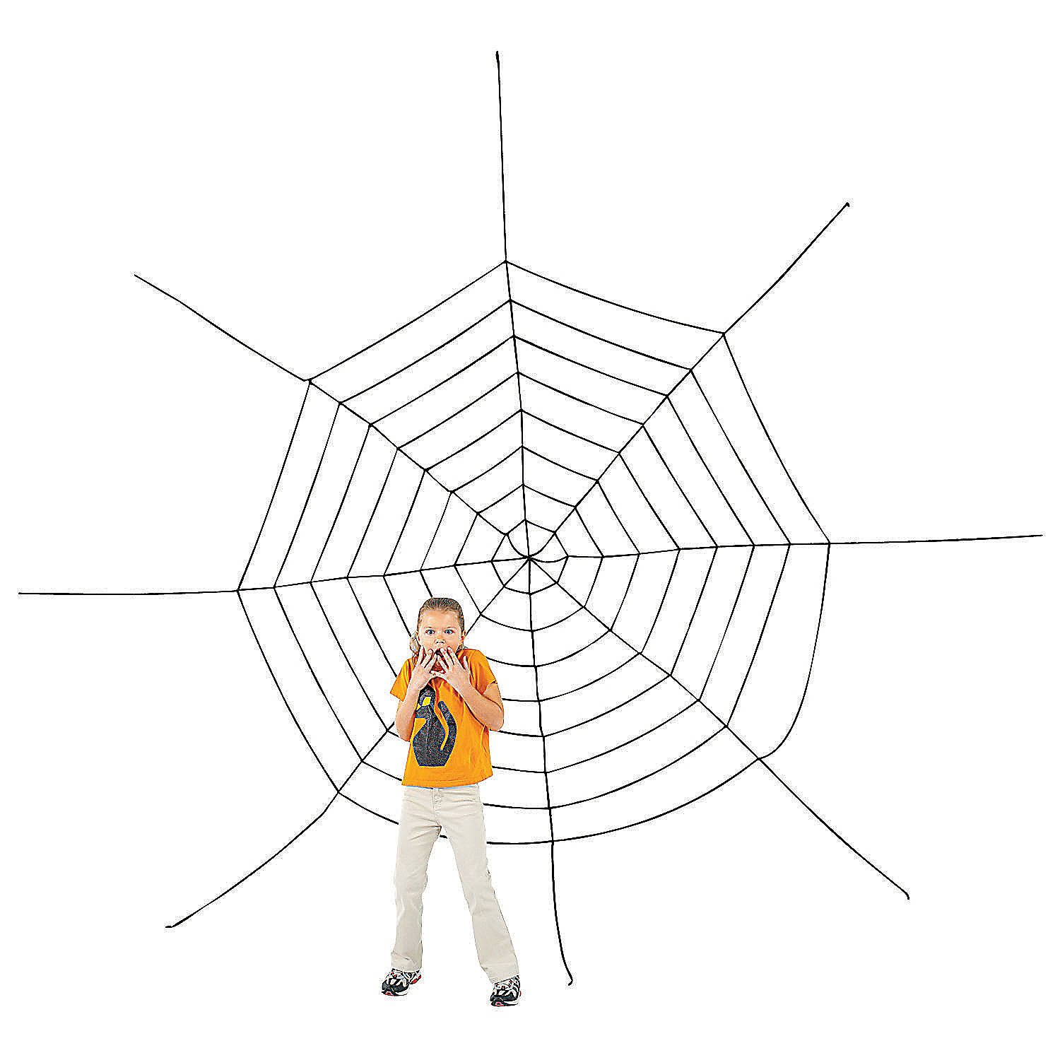 Amazon.com: JUMBO 11FT PLUS HALLOWEEN CREEPY SPIDER WEB! : Toys & Games