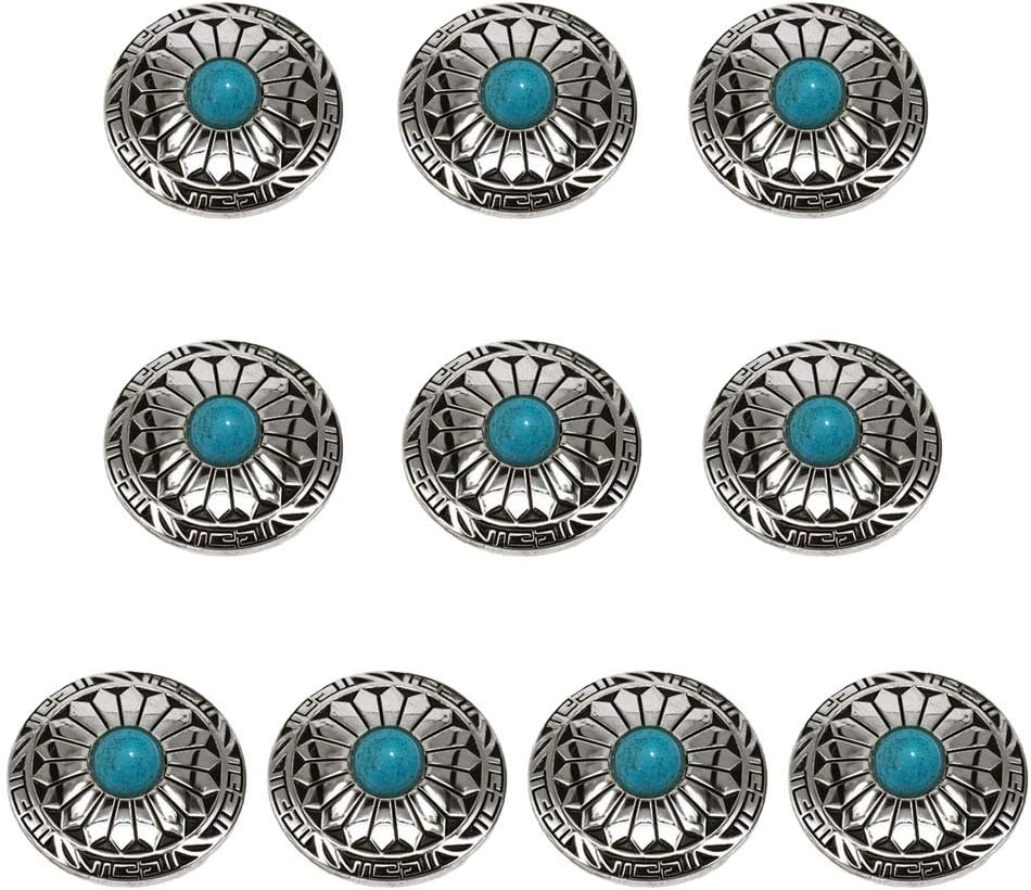 Amazon.com: 30Pcs Bronze Decorative Buckle Mini Screw Conchos for ...