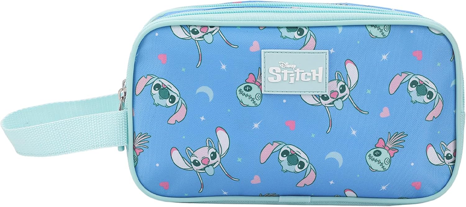 Amazon.com: Bioworld Disney's Stitch Dual-Compartment Utility Case With ...