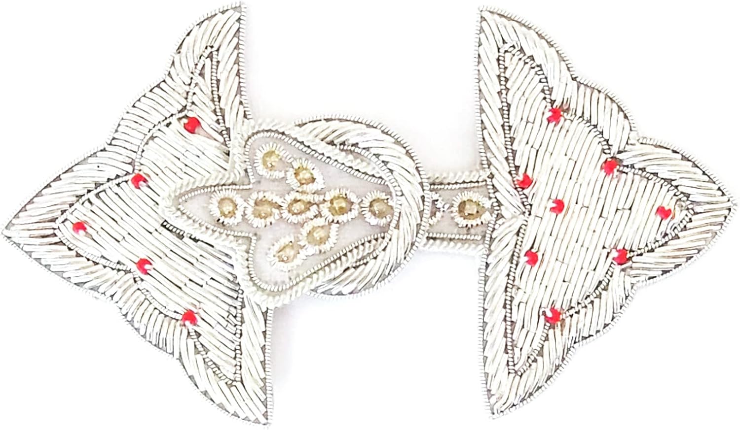 Amazon.com: SEW TRENDS Frogs Closures Hand Embroidery Bullion Wire Hook ...