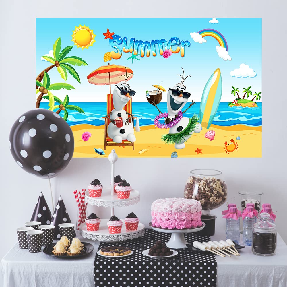 Snapklik.com : Summer Tropical Tawaii Backdrop Birthday Party Supplies ...