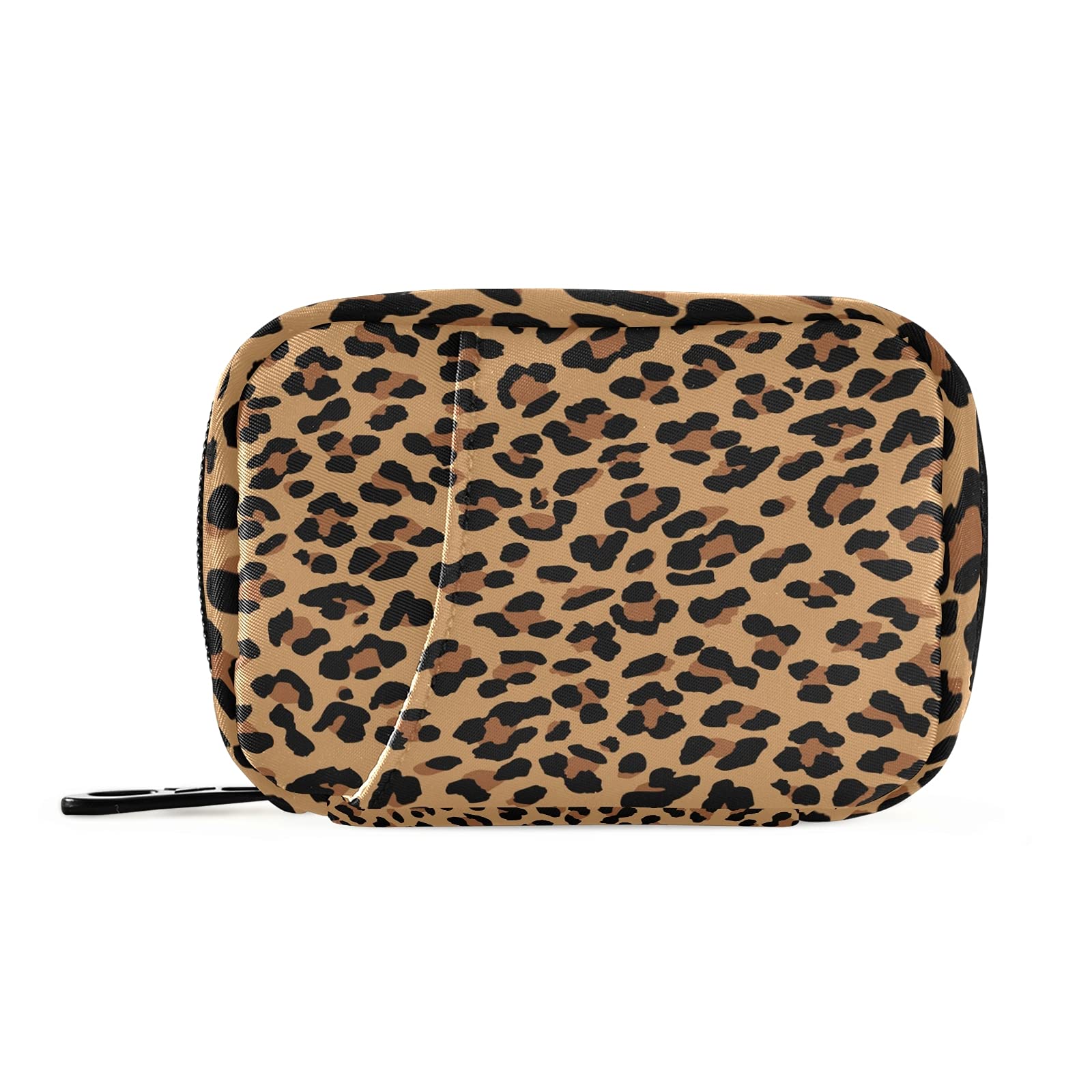 Amazon.com: xigua Leopard Pill Case 7-Day Travel Pill Organizer Box ...