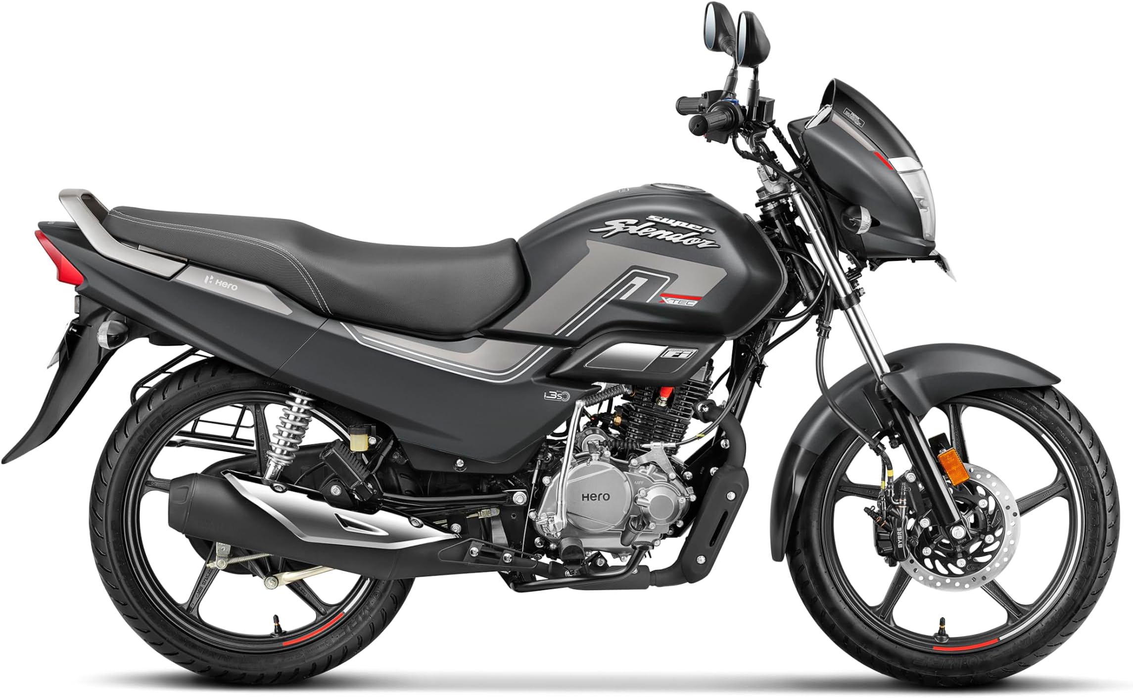 Hero Super Splendor Xtec (Disc) Bike Matt Grey Booking for Ex-Showroom ...