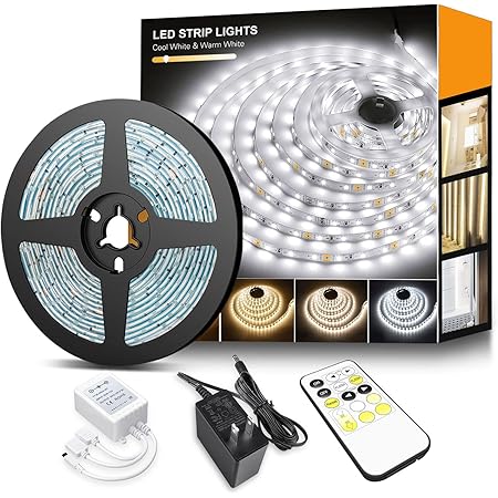 Amazon.com: CT CAPETRONIX Tunable White LED Strip Light, 3000K-6500K 32 ...