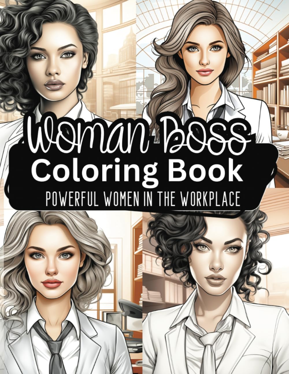 Amazon.com: Woman Boss Coloring Book: Powerful Women in the Workplace ...