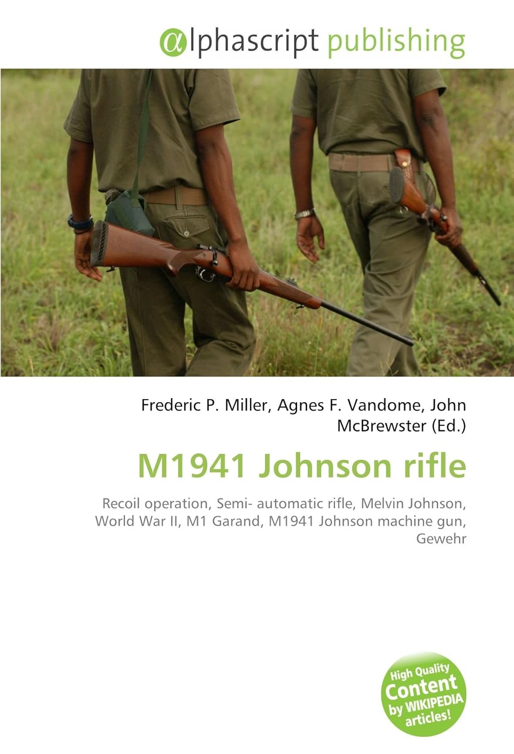 M1941 Johnson rifle: Recoil operation, Semi- automatic rifle, Melvin ...
