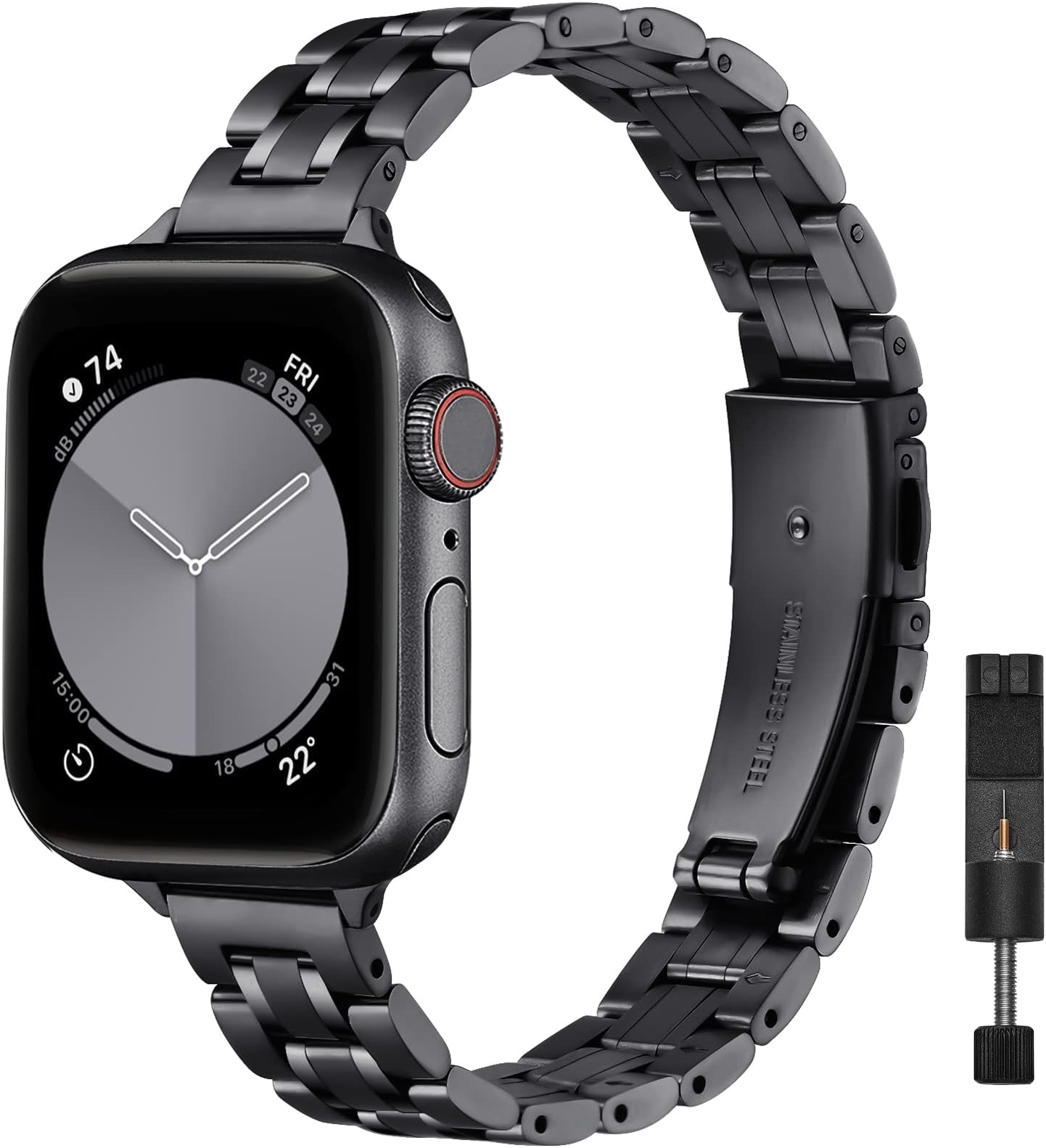 Amazon.com: MARGE PLUS for Bling Apple Watch Band Women 38mm 40mm 41mm ...