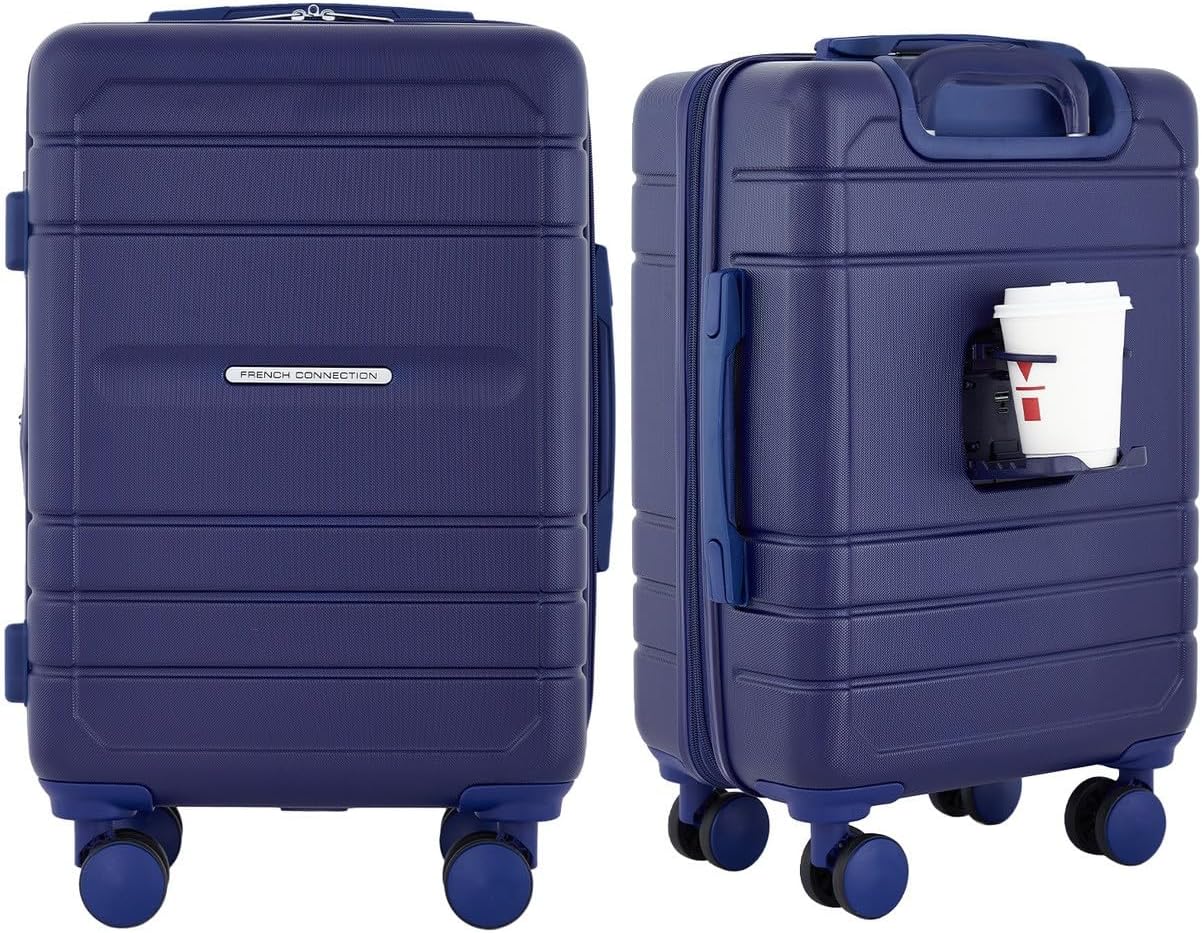 Amazon.com | French Connection St. Martin Carry-On Luggage with Cup ...