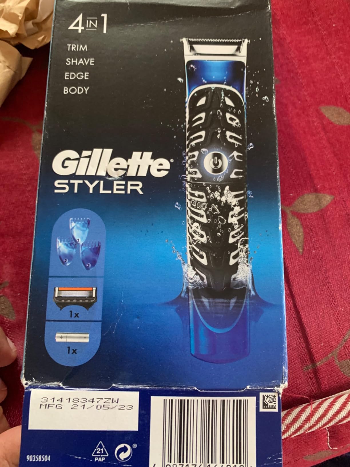 Gillette Men Fusion Proglide 4-In-1 Styler For Trimming | Shaving ...