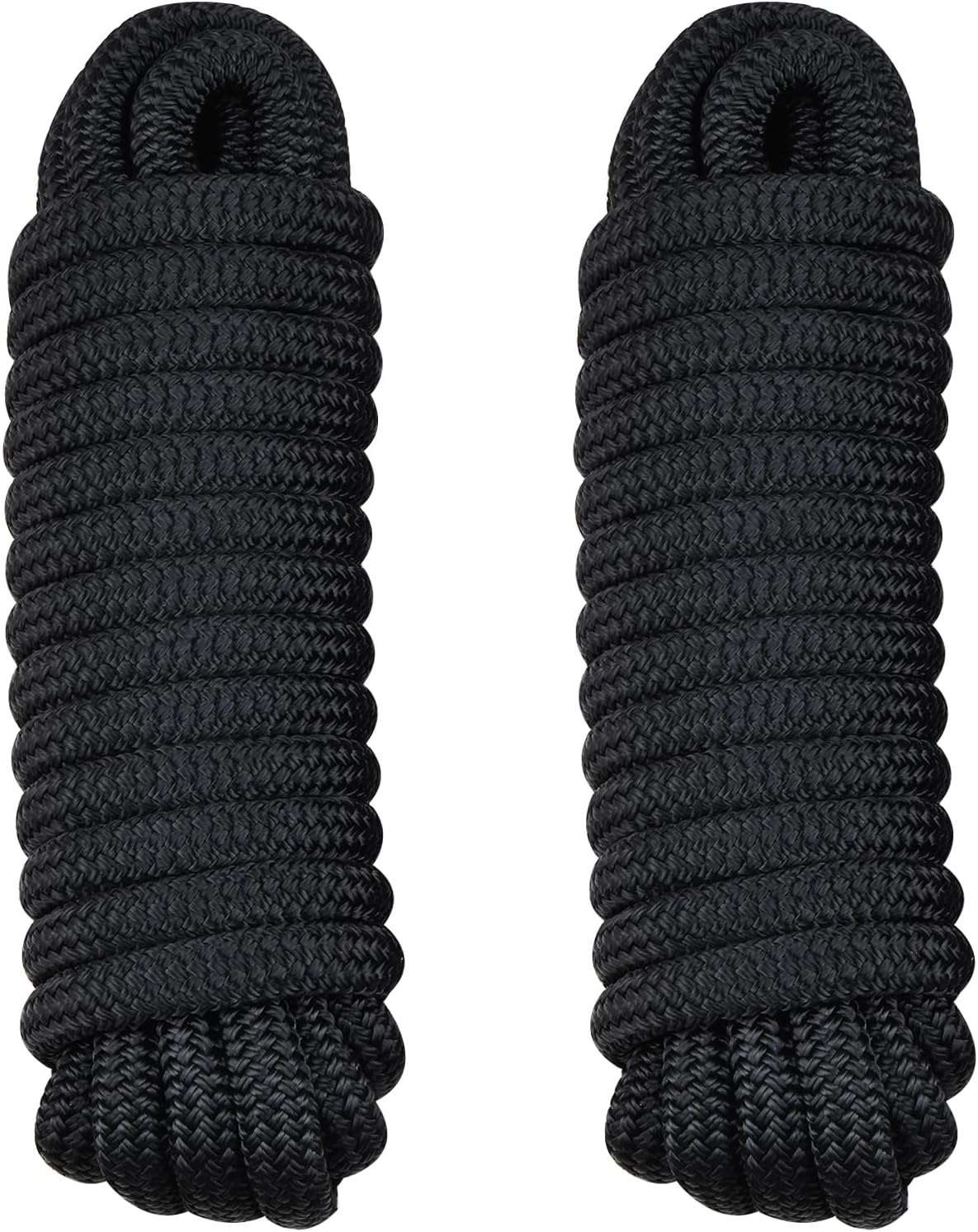 Amazon.com: Yaegoo 2 Pack Boat Dock Line 5/8" x 25' Double Braided ...