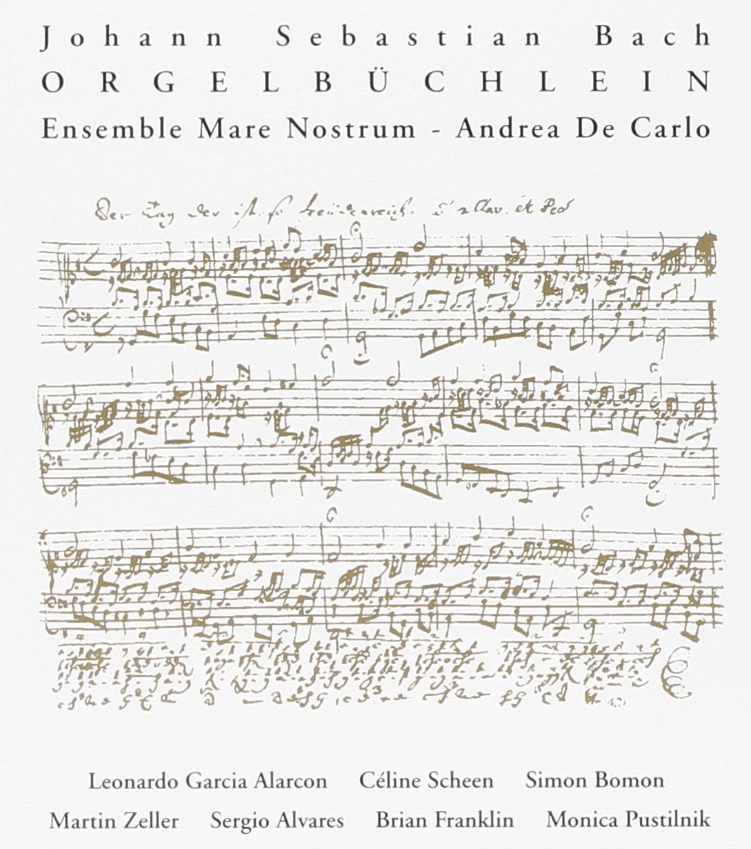 Little Organ Book - Transcribed : de Carlo Dir, Ensemble Mare, Bach, J ...