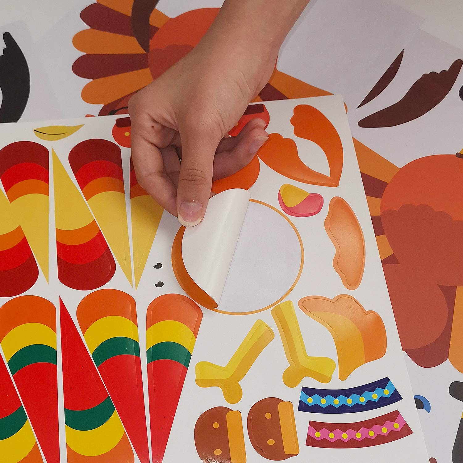Travel Accessory Strap Lulu Home Make-A-Turkey Sticker Craft - 20 Sheet ...