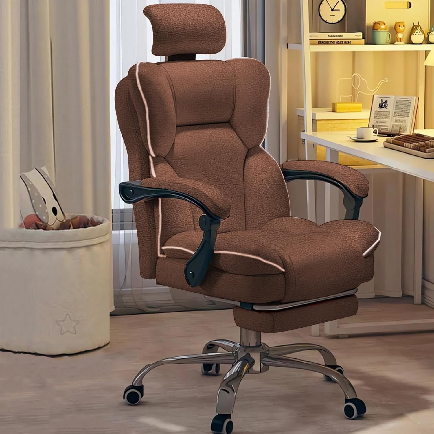 Amazon.com: WXJHL High Back Executive Office Chairs with Footrest and ...