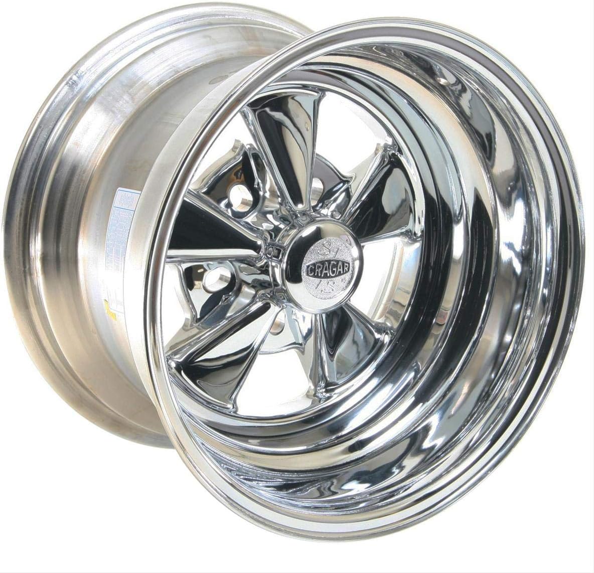 Amazon.com: Cragar 61 Chrome Wheel (15x10"/5x4.5") : Automotive