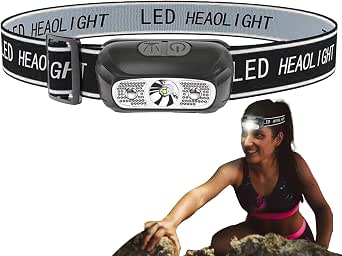 LED Head Torch, Head Lights for Forehead, LED Head Lamp, Rechargeable ...