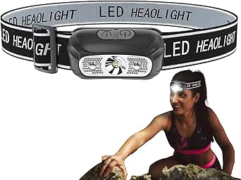 Monozoz LED Head Torch, Head Lights for Forehead, LED Head Lamp ...
