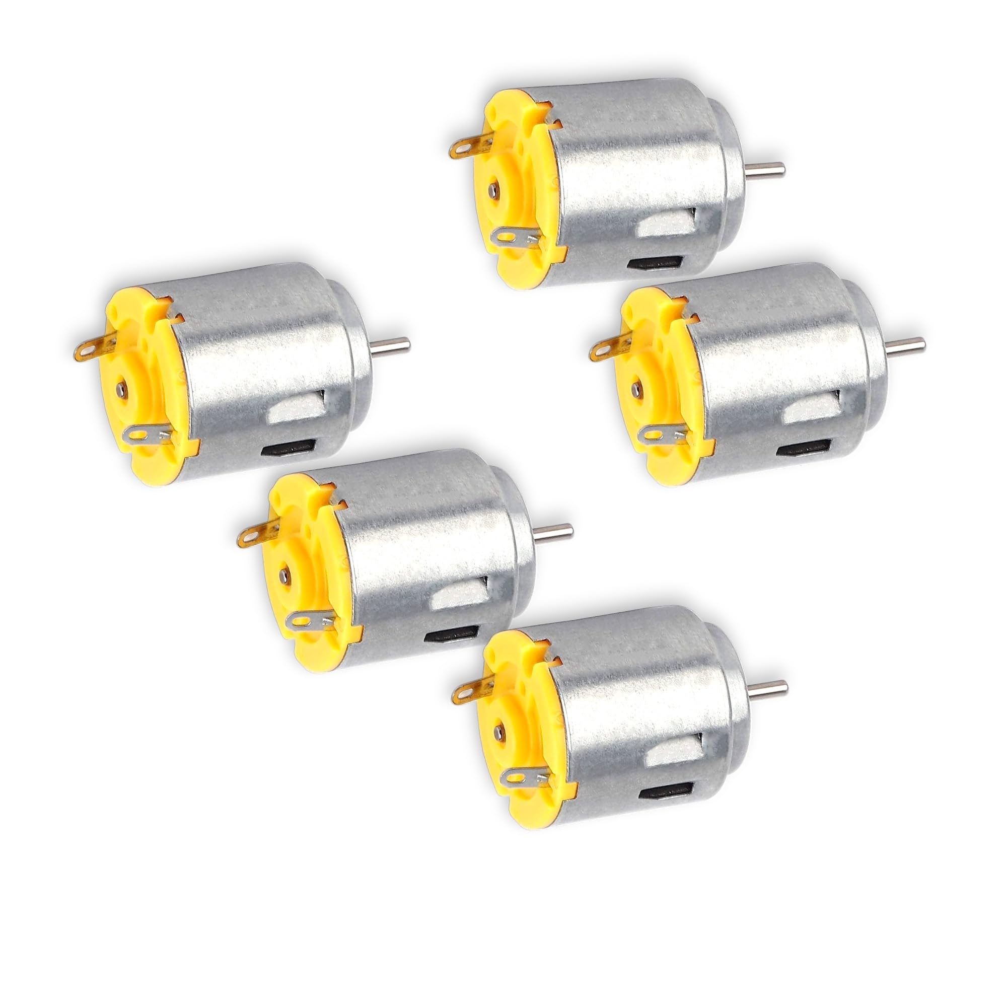sks. Mini DC Motor Kit for DIY Fan, Toy Cars, and Models - Set of 5 ...