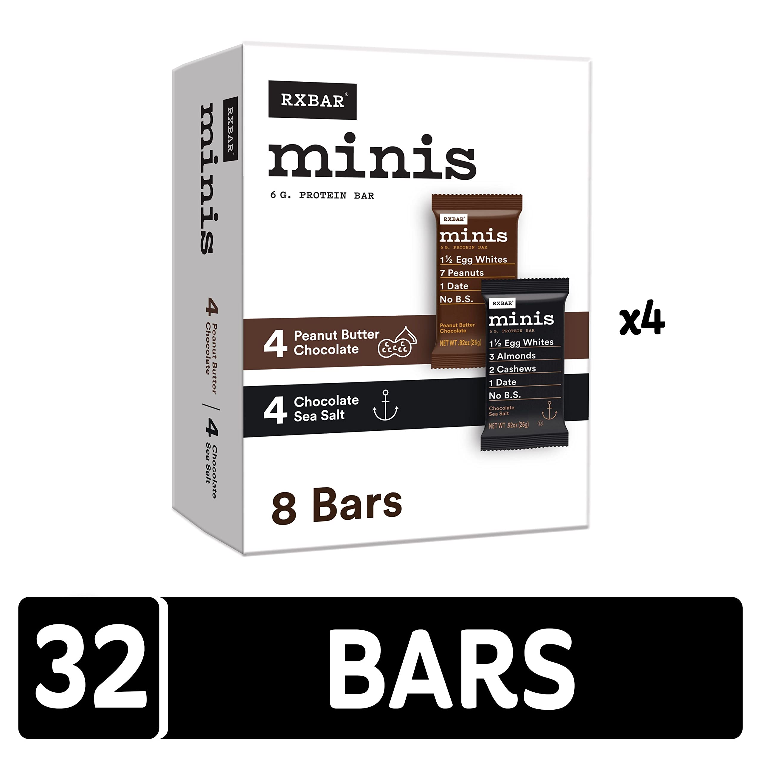 Snapklik.com : RXBAR Minis Protein Bars, 6g Protein, Gluten Free Snacks ...