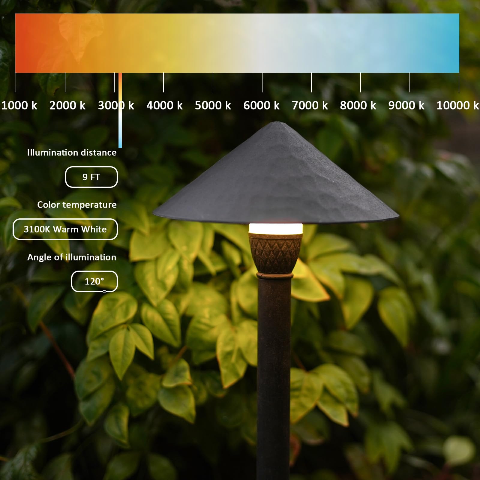 120 Volt Mushroom Landscape Path Lights VENUS MANUFACTURING Outdoor