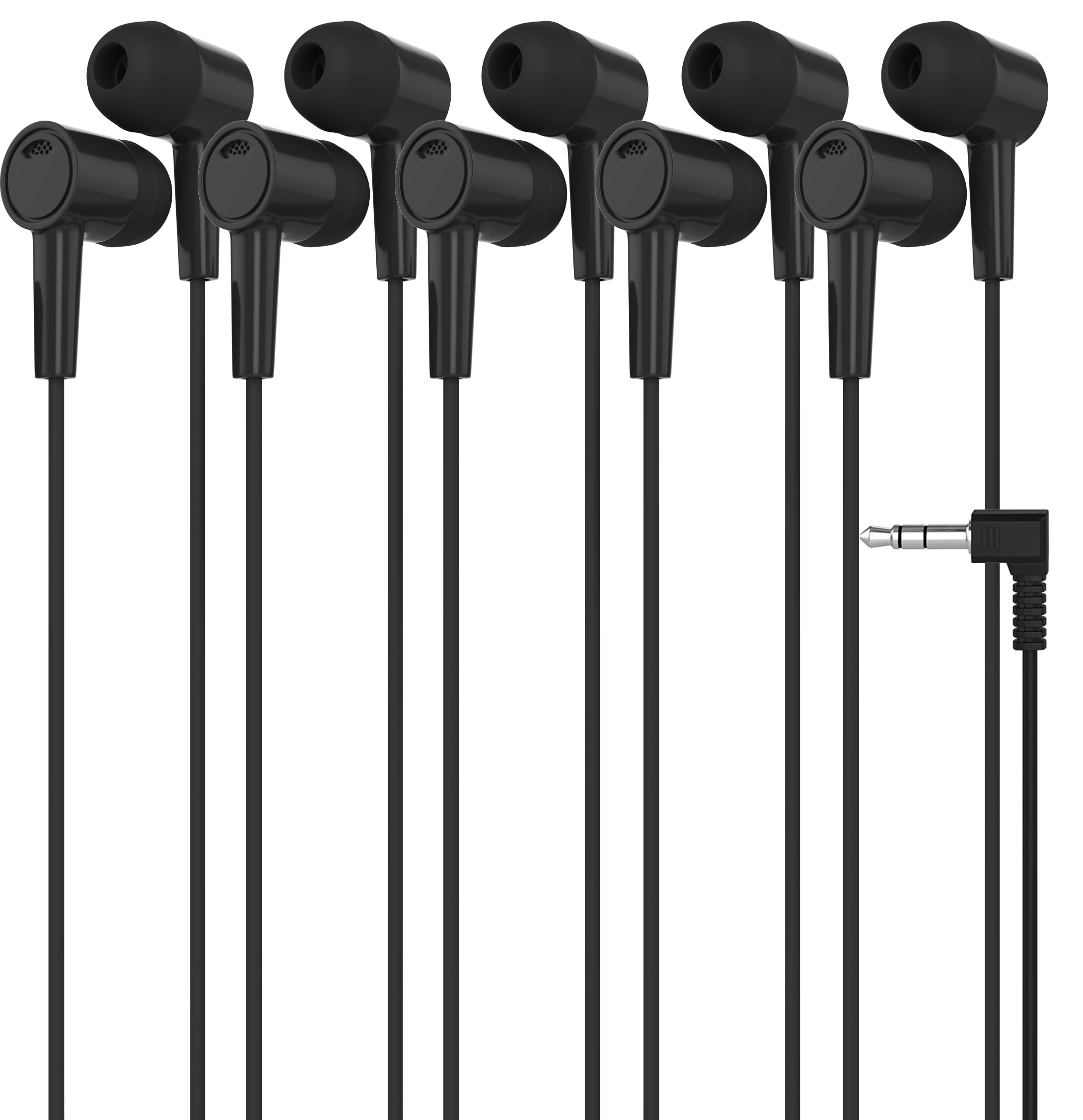 Amazon.com: Maeline 5 Pack Earbuds in-Ear Stereo Headphones for School ...