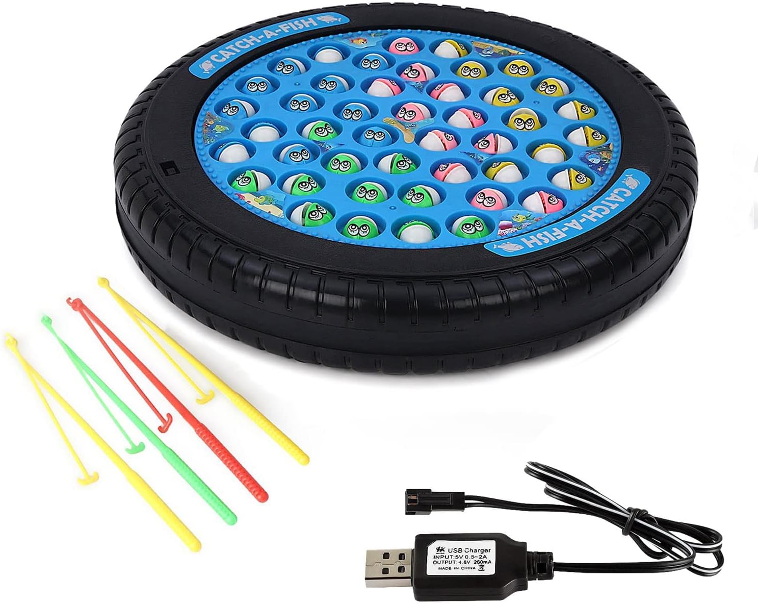 Buy Braintastic Rechargeable Fishing Game Fish Catching Game Toy 45 ...