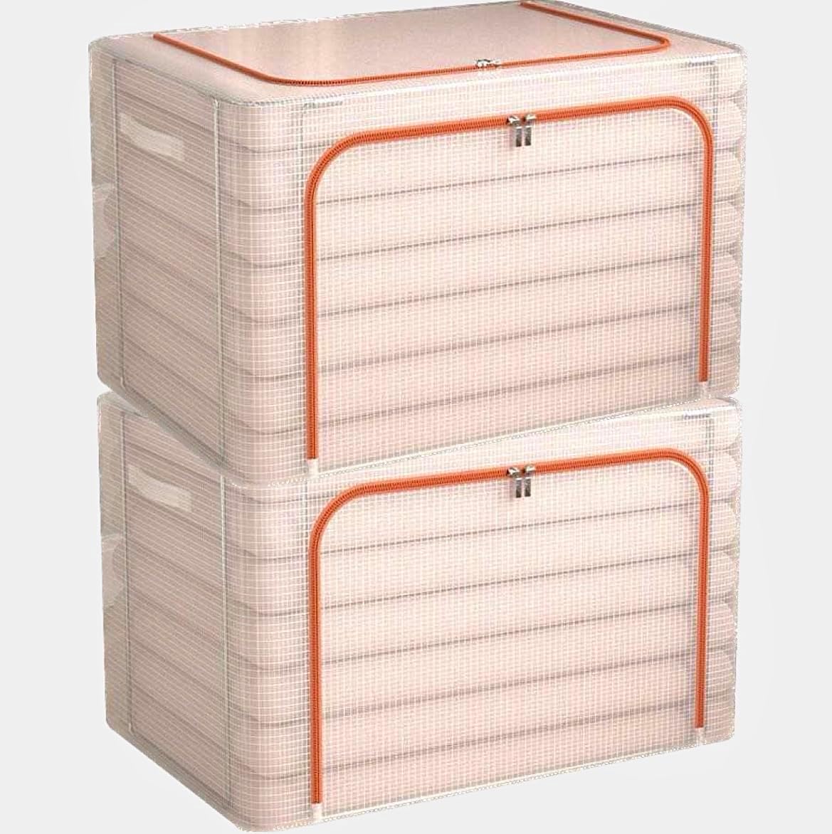 Amazon.com: 2 Pack 110L Extra Large Foldable and Stackable Storage ...