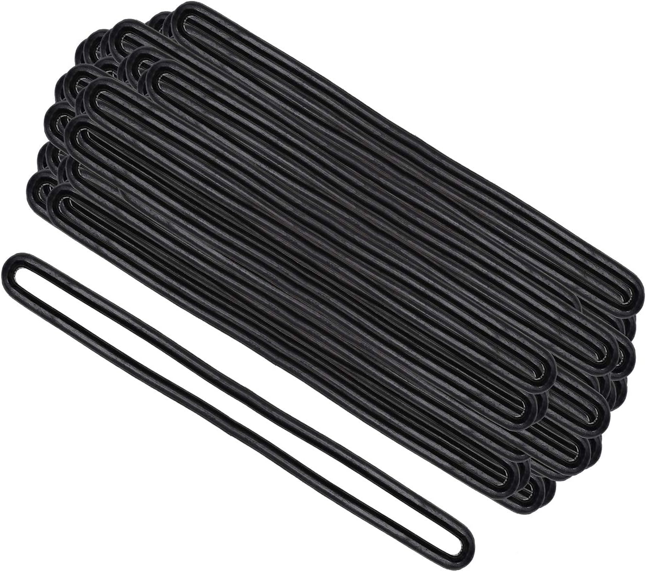 Amazon.com: 25 Pack - Genuine Leather Luggage Tag Loops with Brass ...