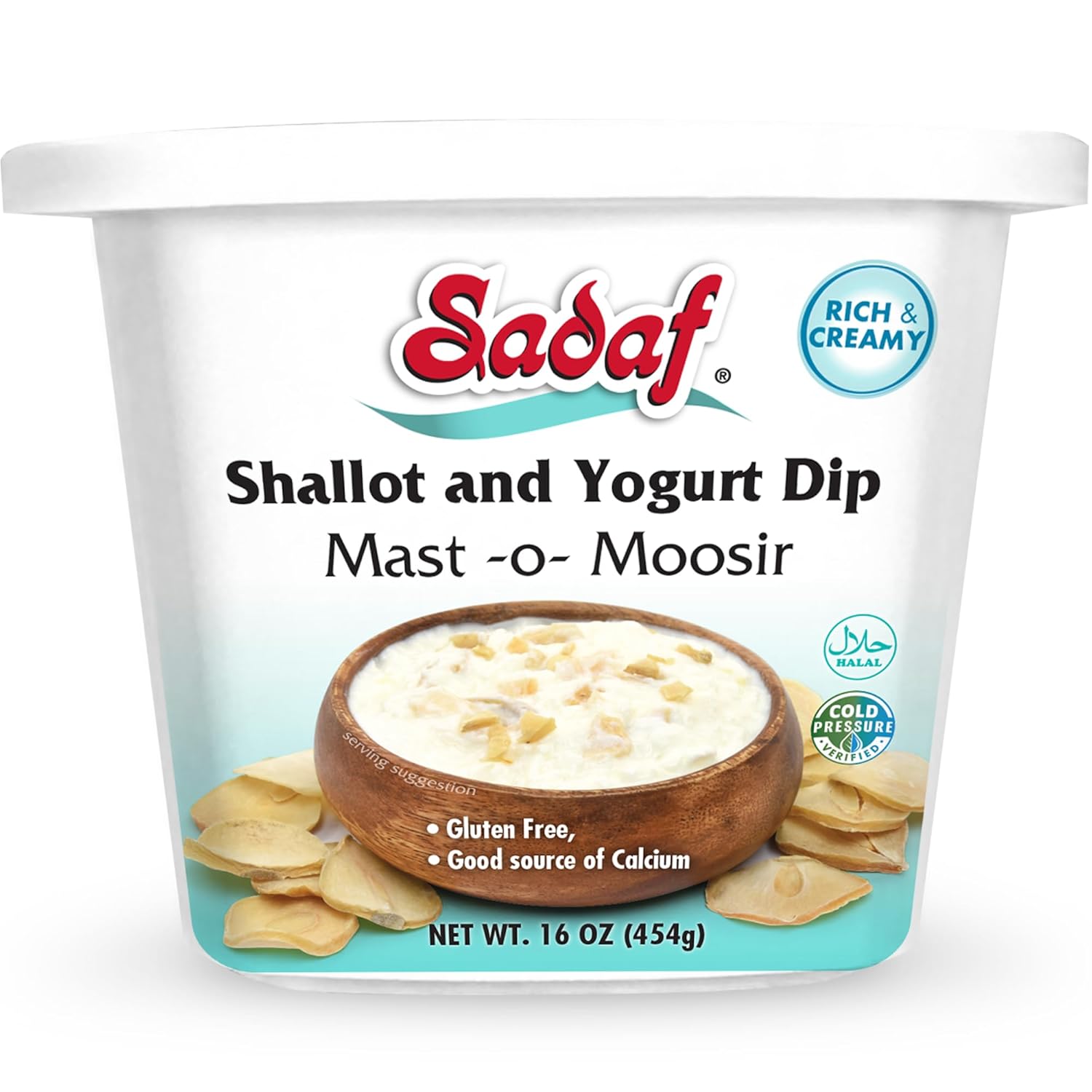 Amazon.com: Sadaf Mast-o-Moosir - Shallot and Yogurt Dip- Ideal for ...