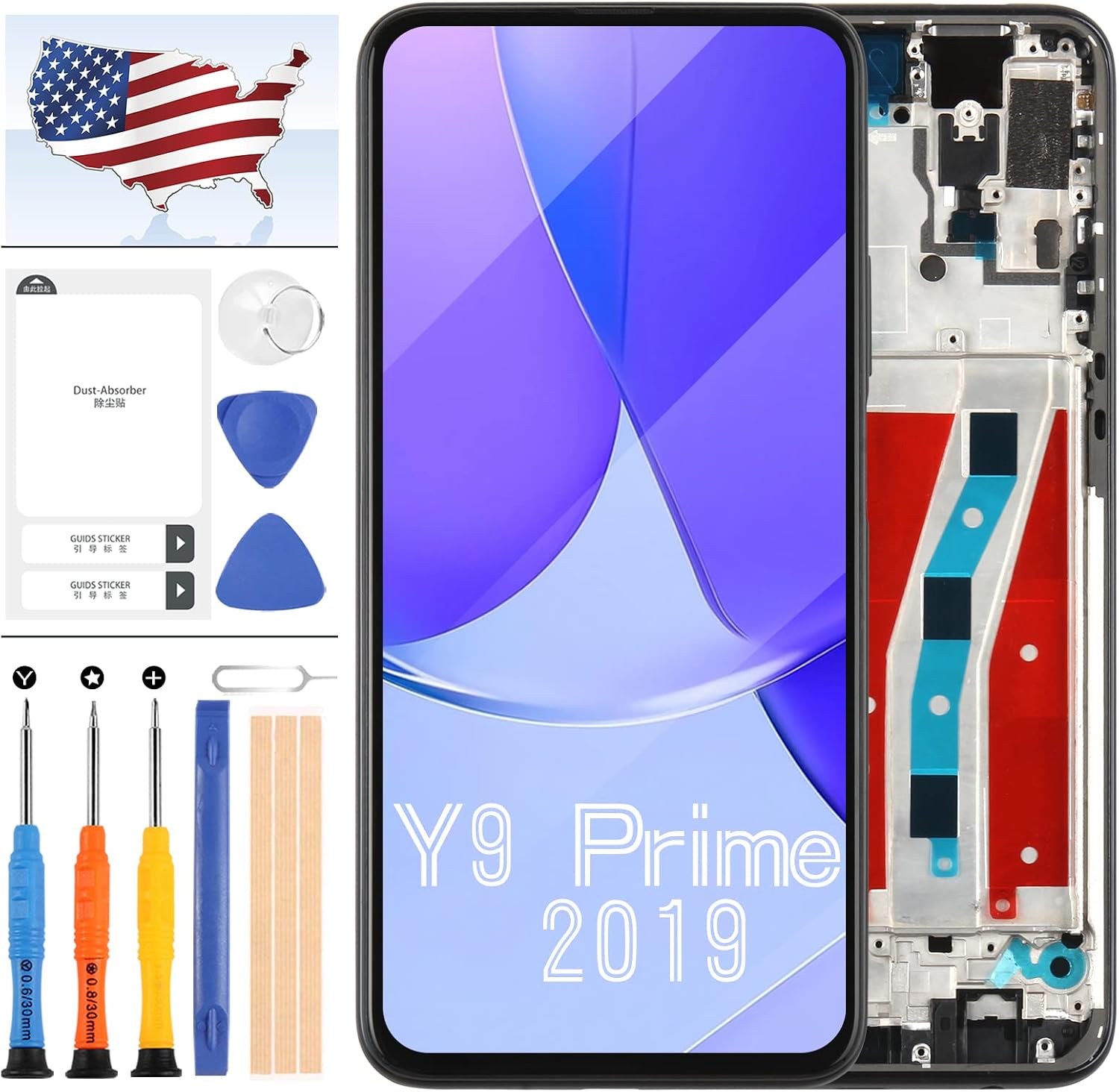 for Huawei Y9 Prime 2019 LCD Screen for Huawei P Smart Z Screen ...