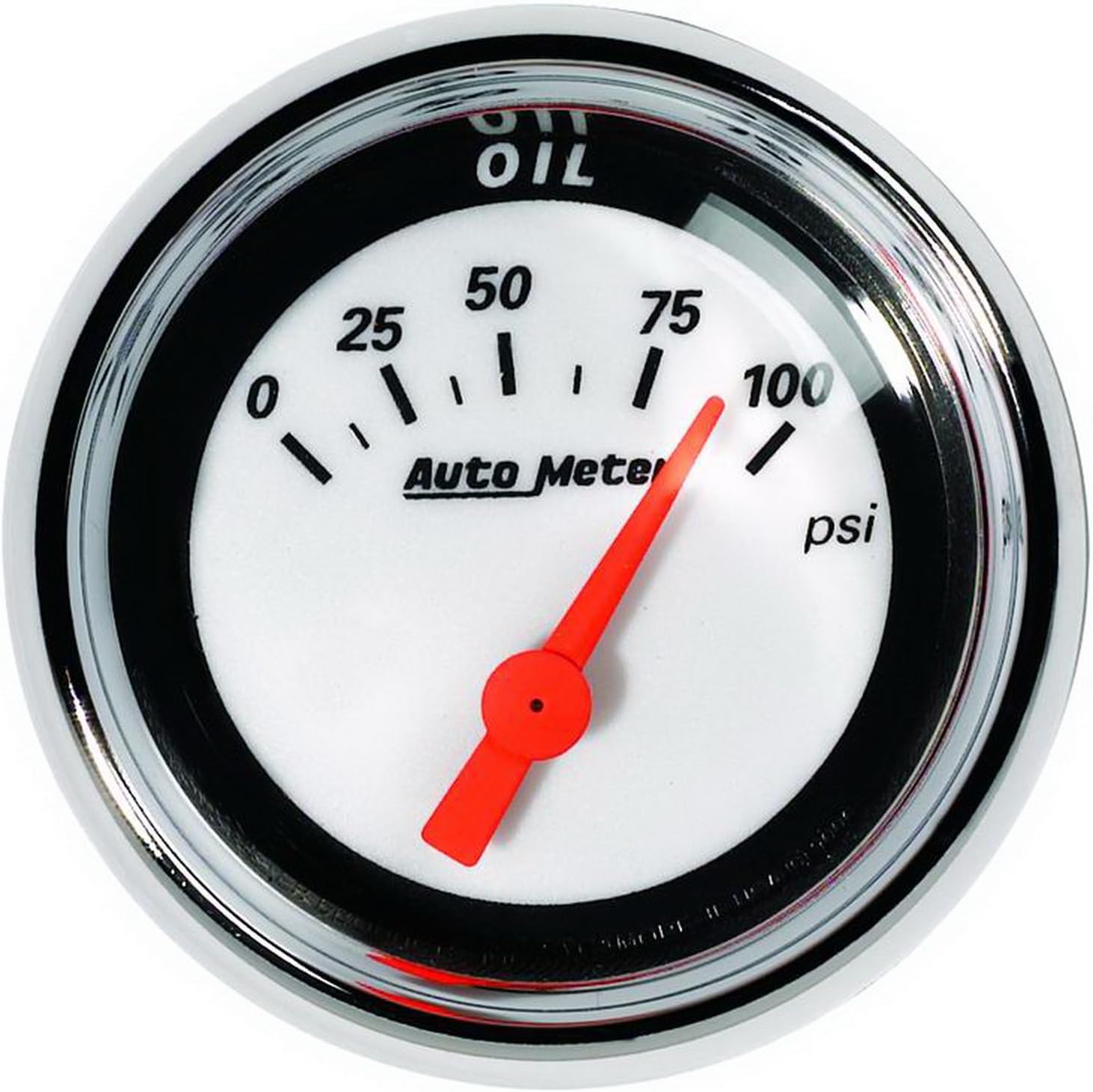 Amazon.com: Auto Meter 1127 MCX 2-1/16" 0-100 PSI Short Sweep Electric ...