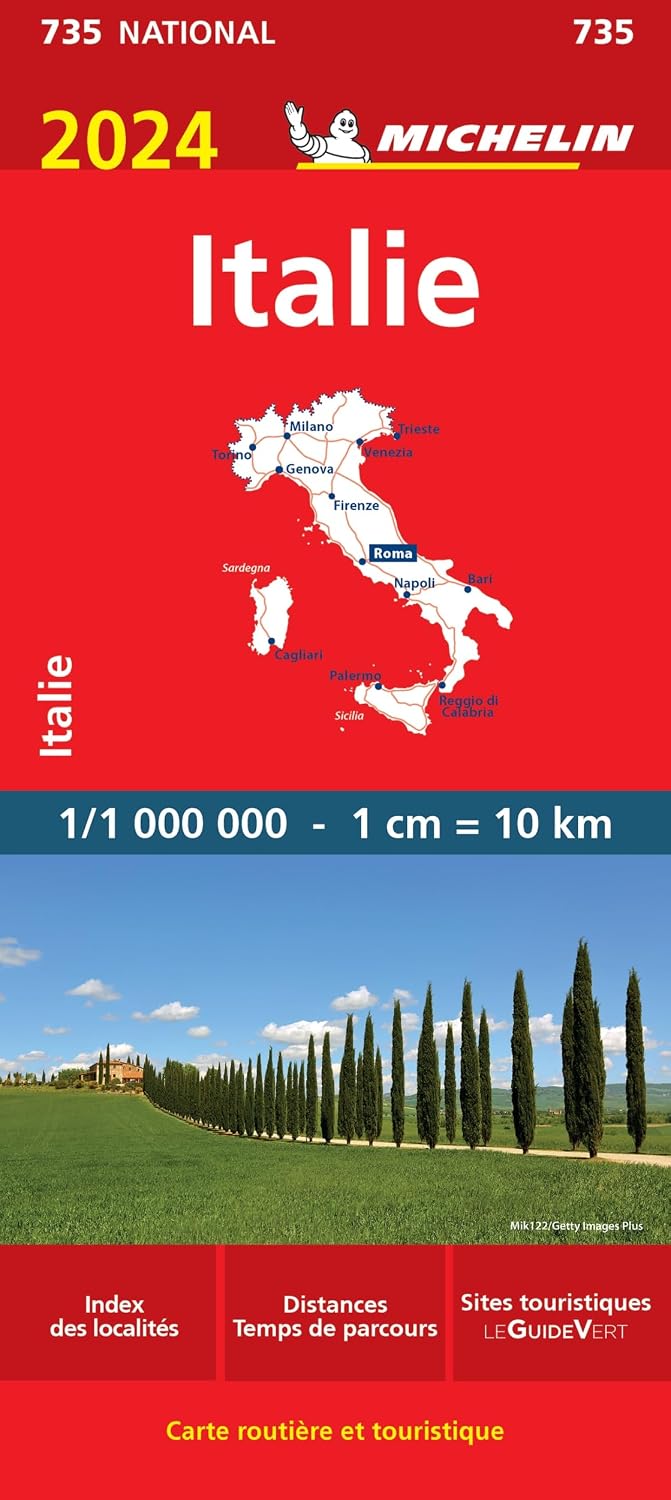 Amazon.fr - Carte Nationale Italie 2024 - Livres