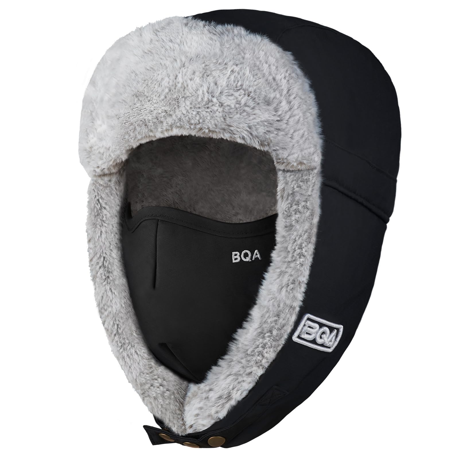 BQA Winter Trapper Warm Hat for Men Women, Ushanka Russian Trooper ...