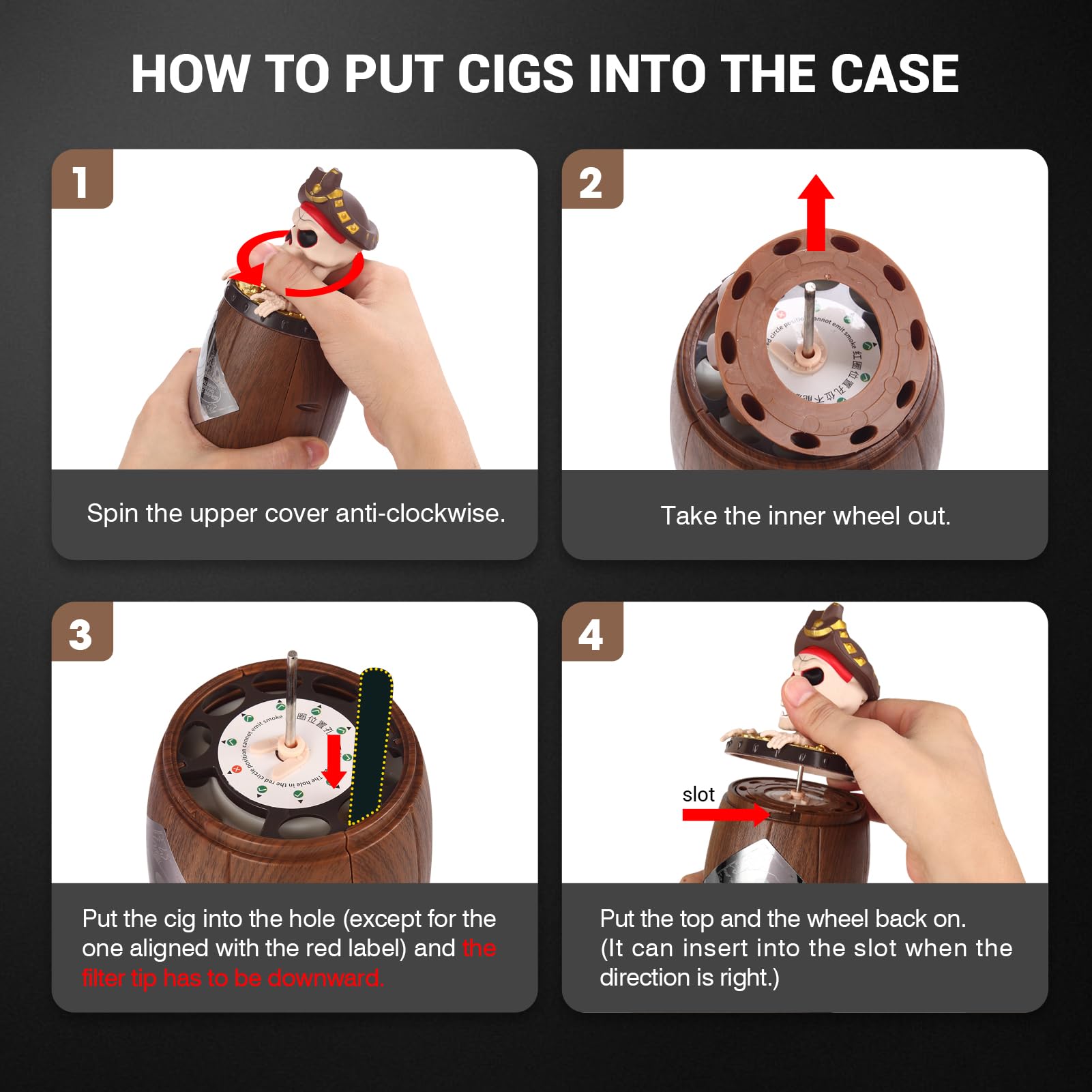 Funny Prank Dispenser, Party Cosplay Props, A Pirate Captain in The ...