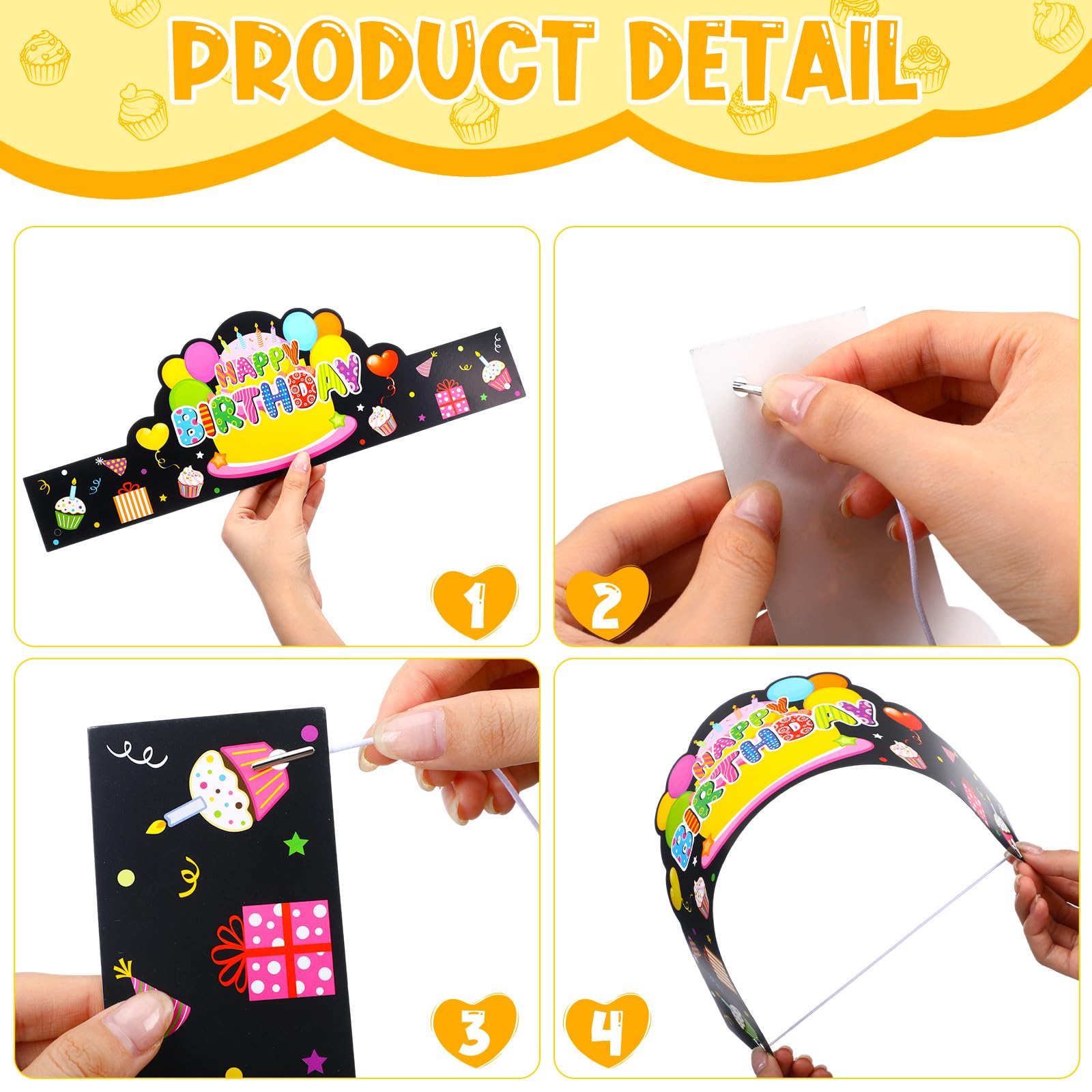 Birthday Hat Happy Birthday Crown Template | Free Printable Papercraft ...