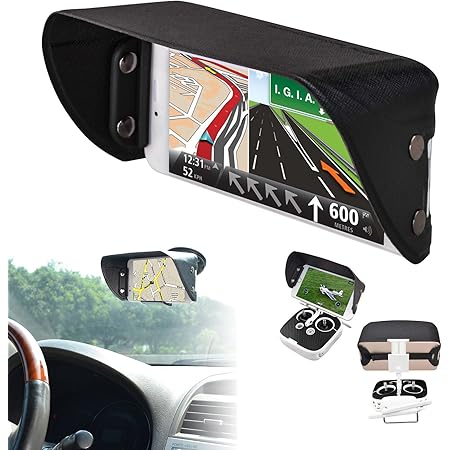 Amazon.com: TFY Universal Phone Sun Shade & Glare Visor Shield for 4.5 ...