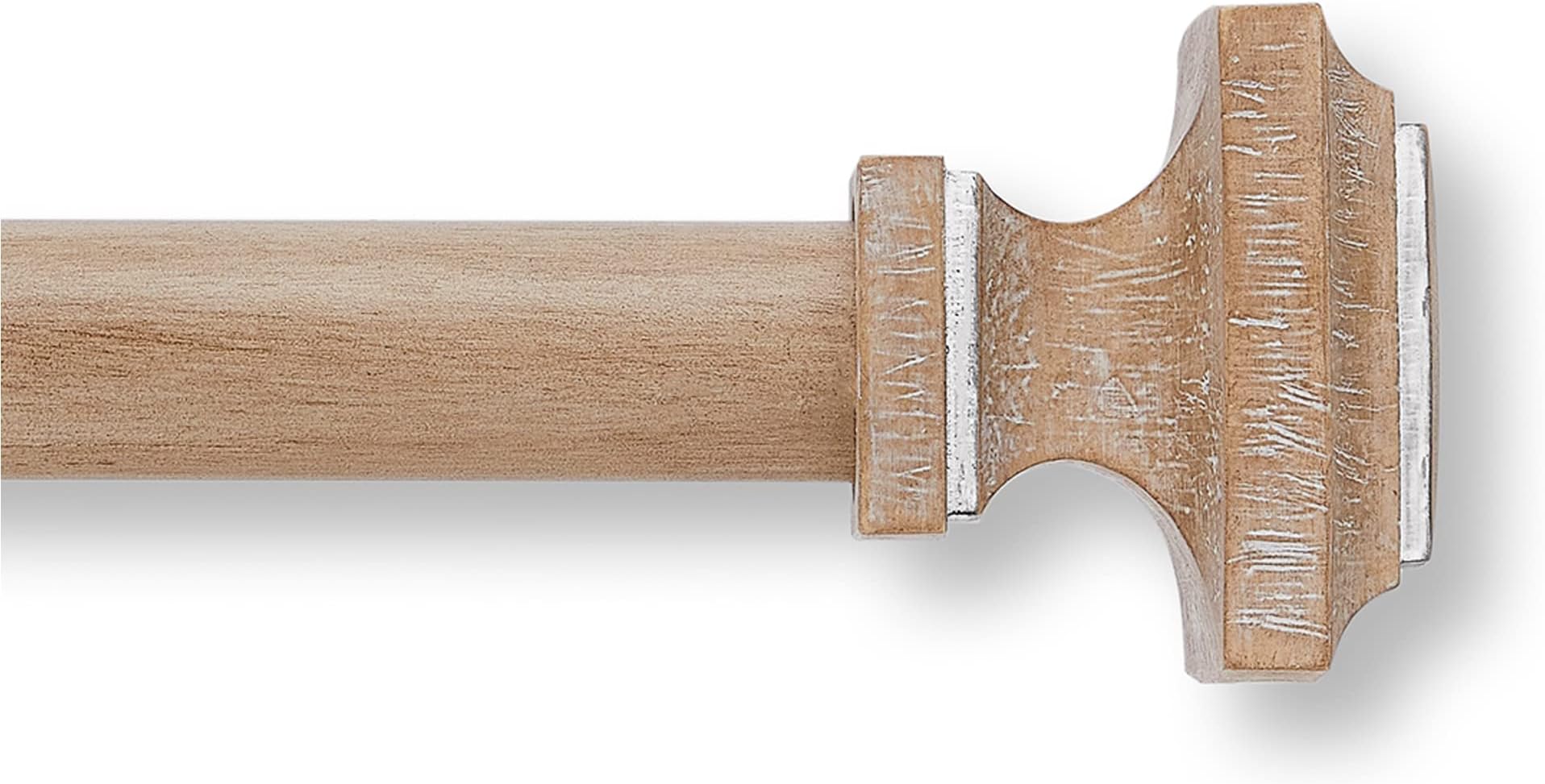 Amazon.com: MODE Farmhouse Collection 1 1/8" Diameter Curtain Rod Set ...