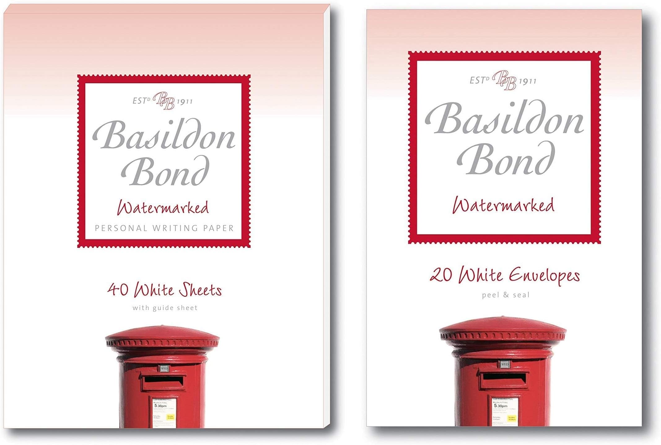 Basildon Bond No.2 Duke Small White Letter Writing Set Includes Pad ...
