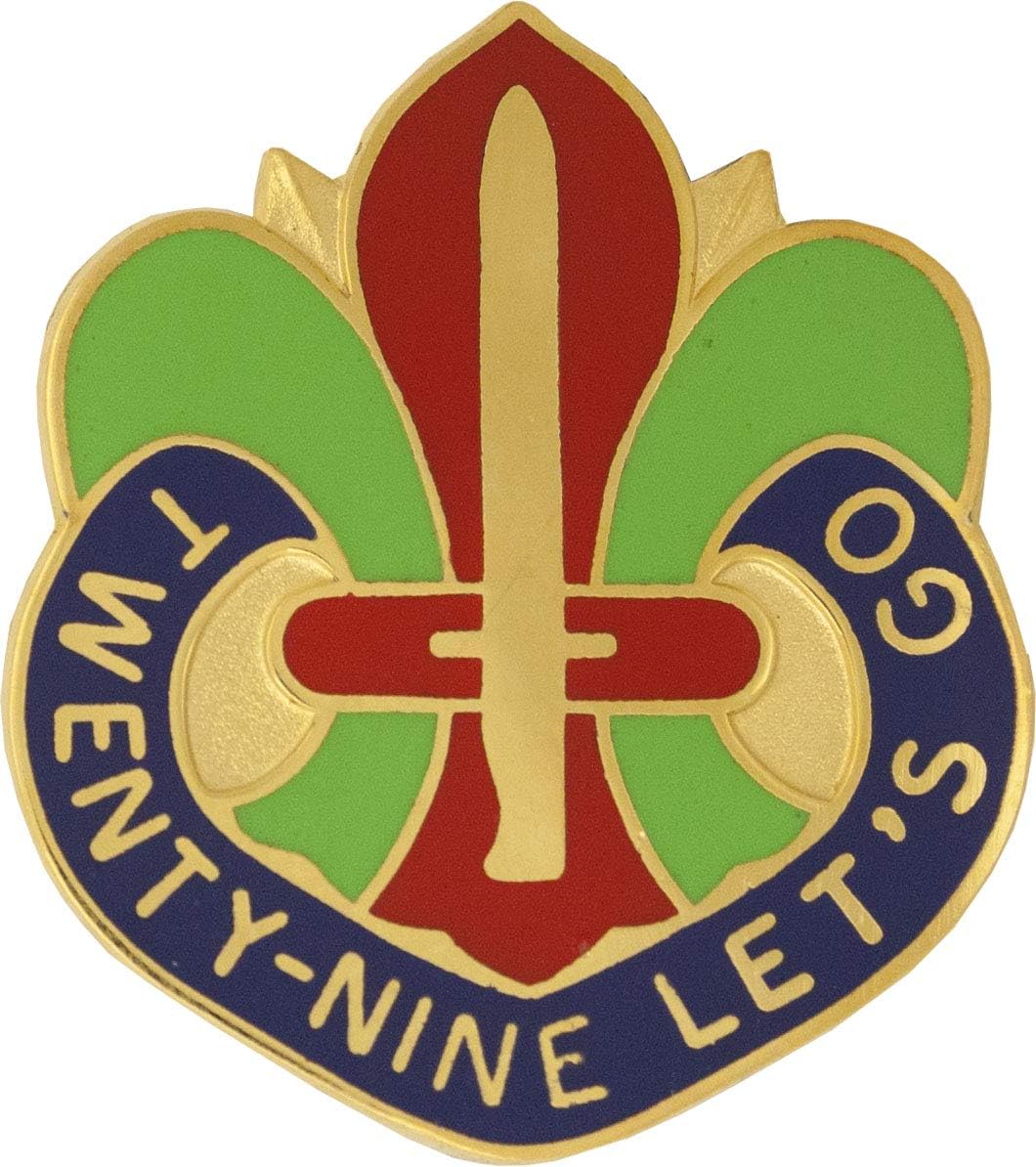 Amazon.com: 29th Infantry Division Unit Crest (Twenty-Nine Let's Go ...