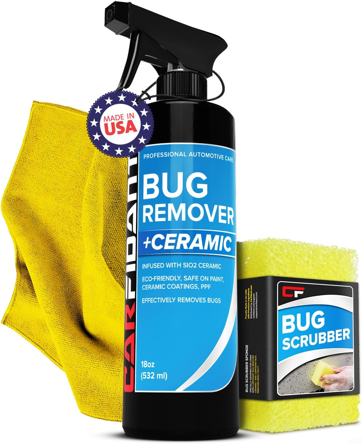 Amazon.com: Carfidant Bug Remover for Cars Exterior - Car Bug Cleaner ...