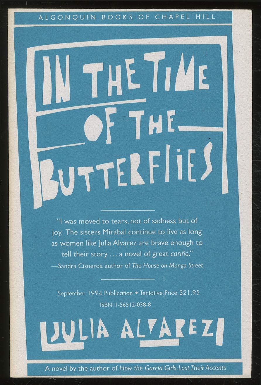 In the Time of the Butterflies: Alvarez, Julia: 9781565120389: Amazon ...