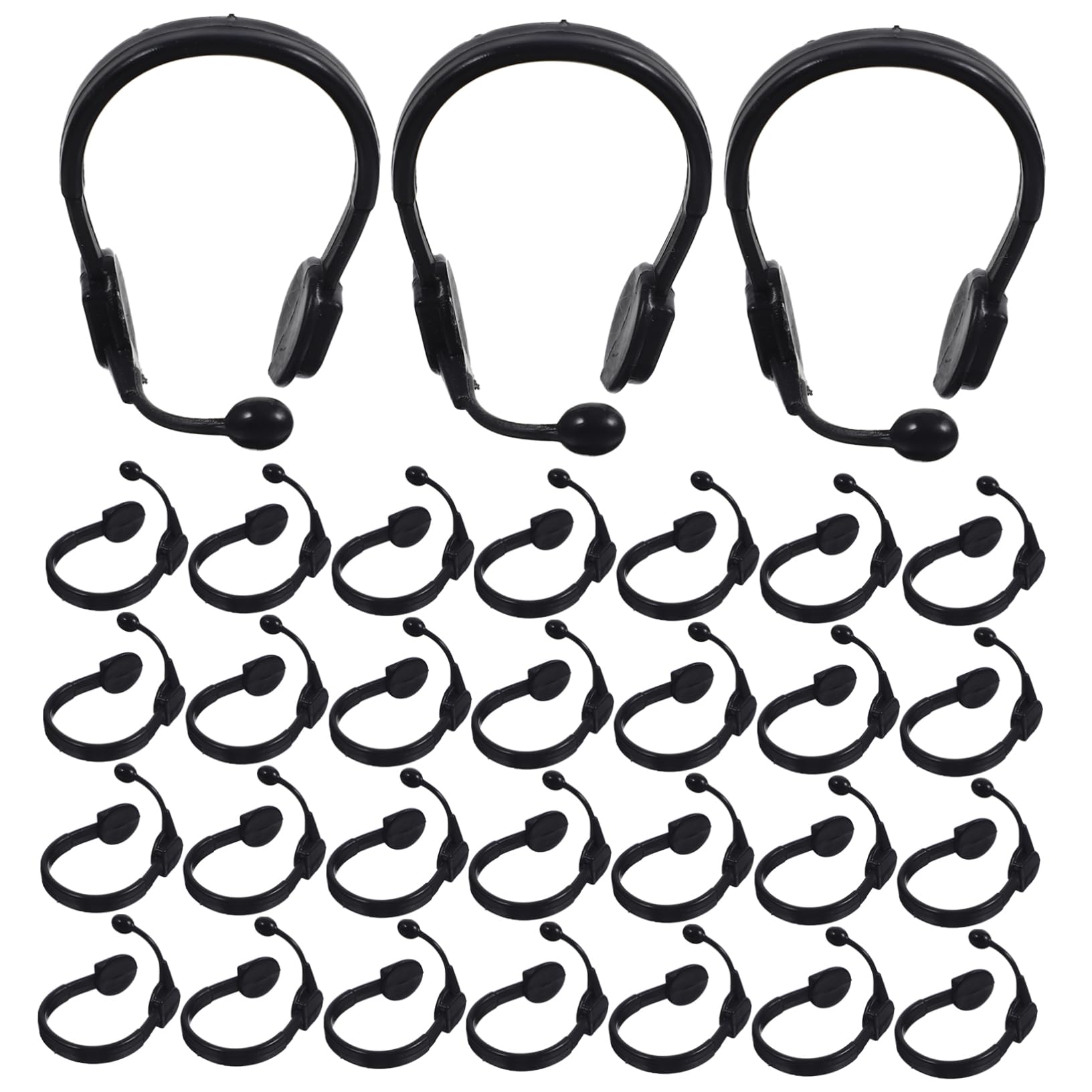 Amazon.com: UPKOCH 50pcs Little Yellow Duck Headphones Miniature ...