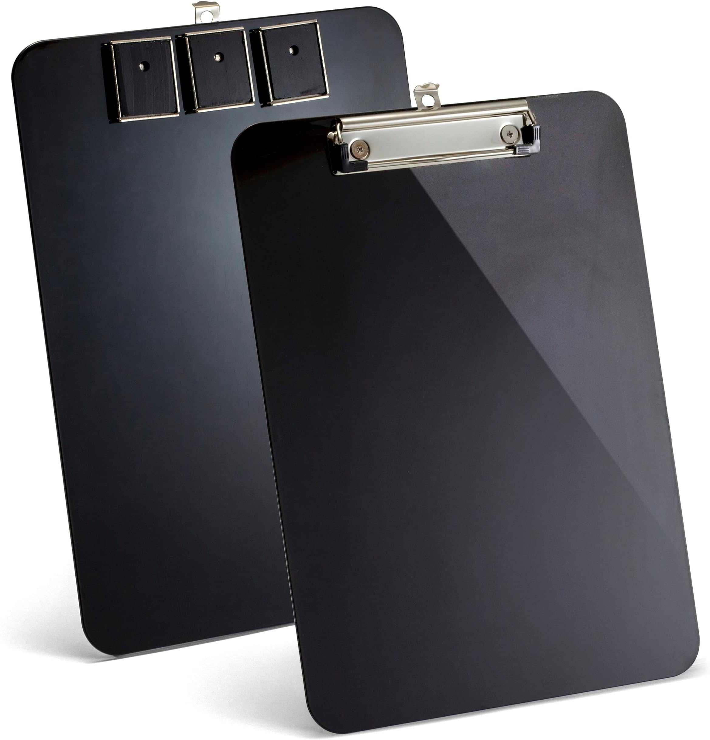 Amazon.com: Officemate Magnetic Clipboard with Low Profile Clip, Black ...