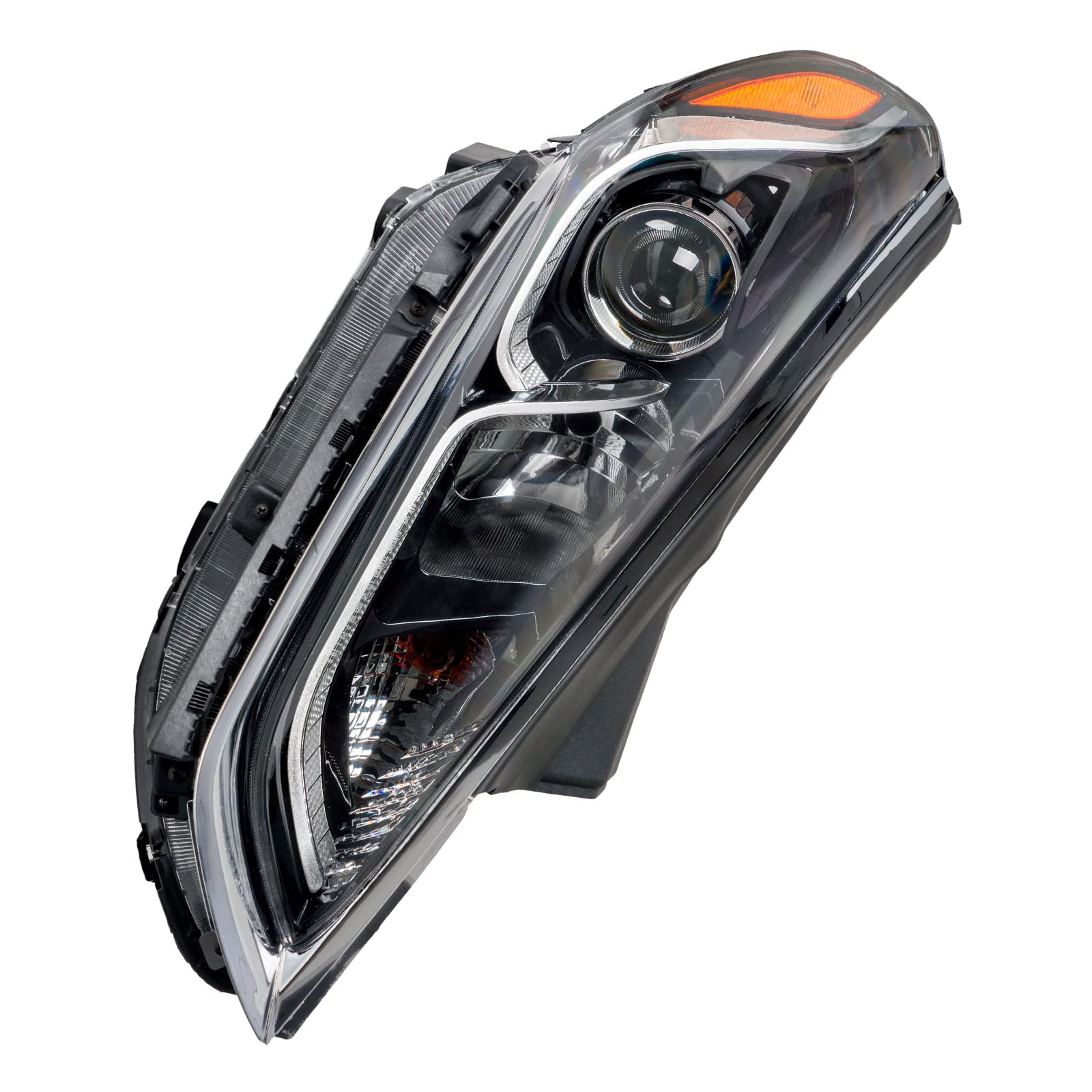 KAC Headlight Assembly Black Housing Amber Reflector OE 92102-C2500 ...