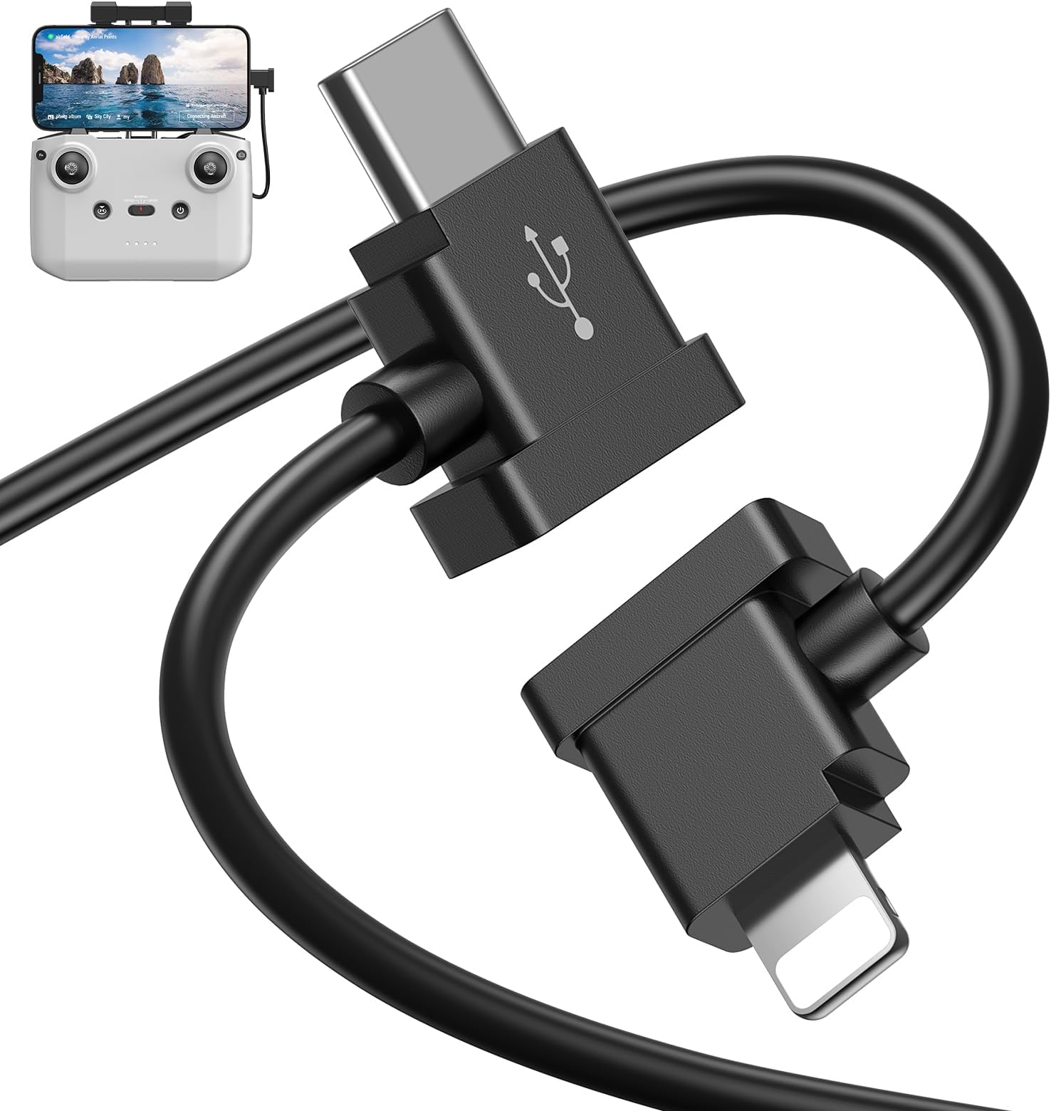 Amazon.com: DJI RC-N1/N2 RC Cable (USB Type-C Connector) : Toys & Games