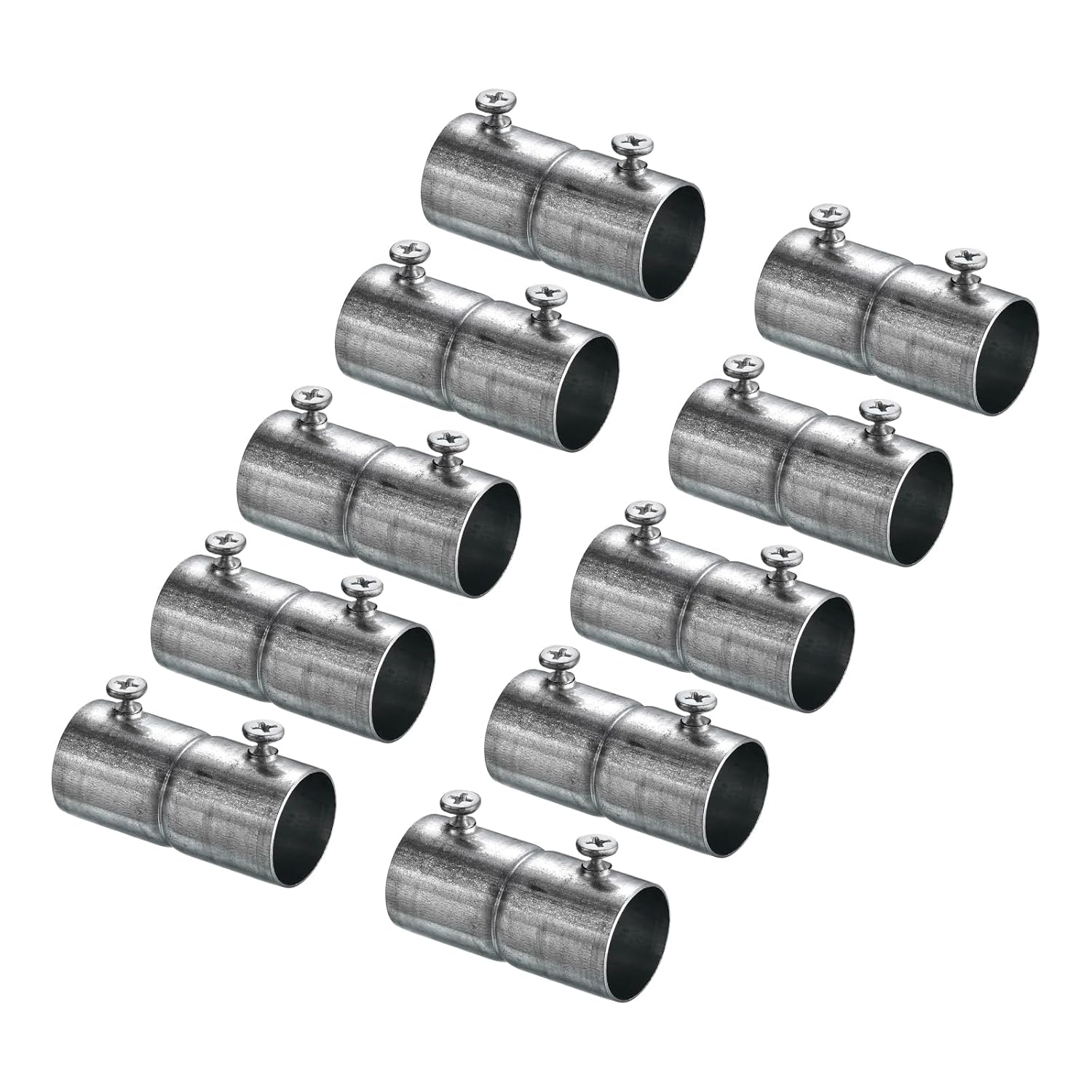 uxcell EMT Coupling, 20mm(13/16 inch) EMT Set Screw Coupling Conduit ...