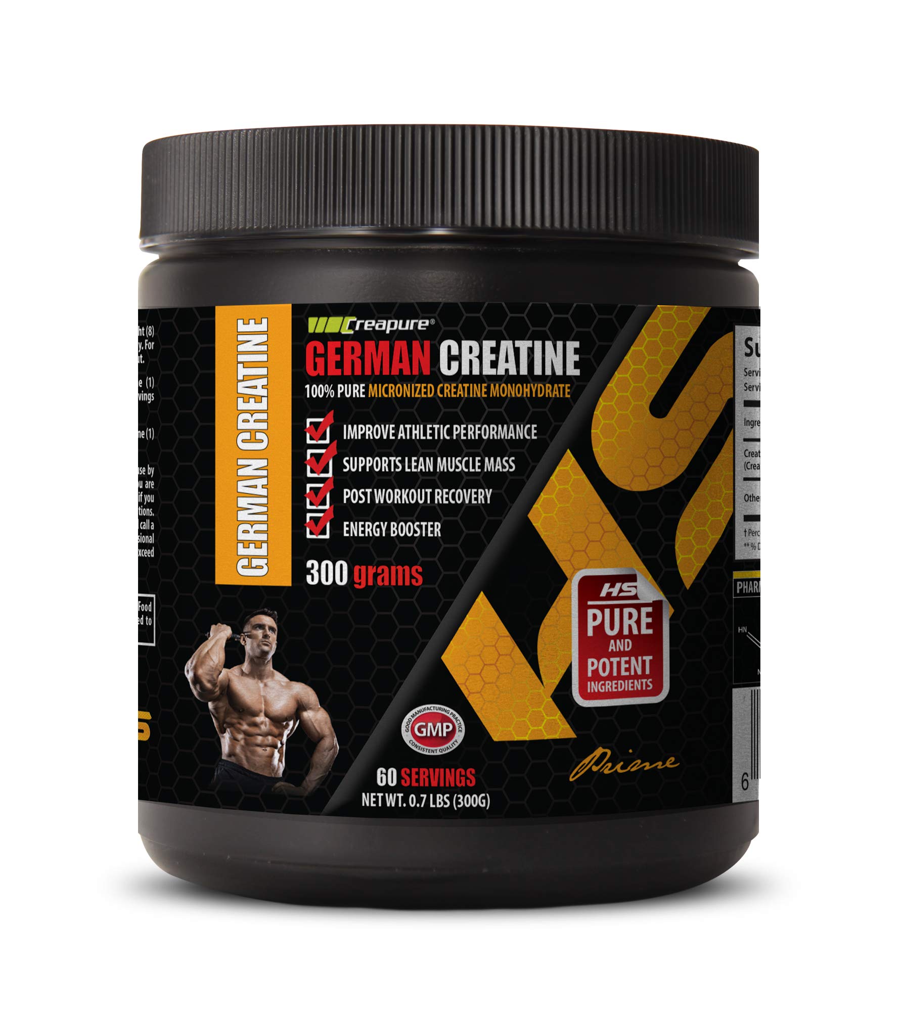 Buy Muscle Strength Supplement - German CREATINE Powder - 100% Pure ...
