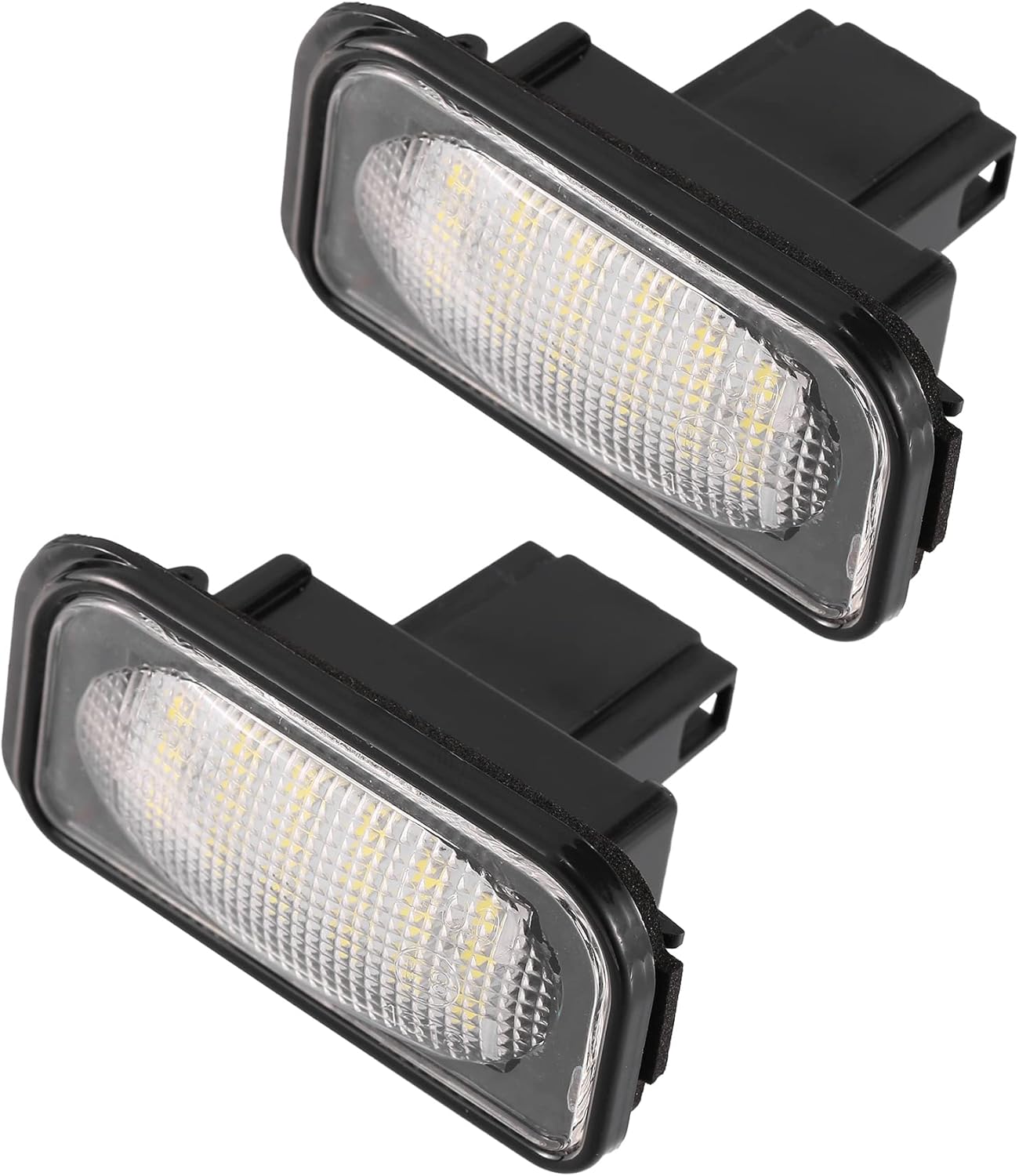 Amazon.com: X AUTOHAUX 2pcs LED License Plate Light Car Number Lamp ...