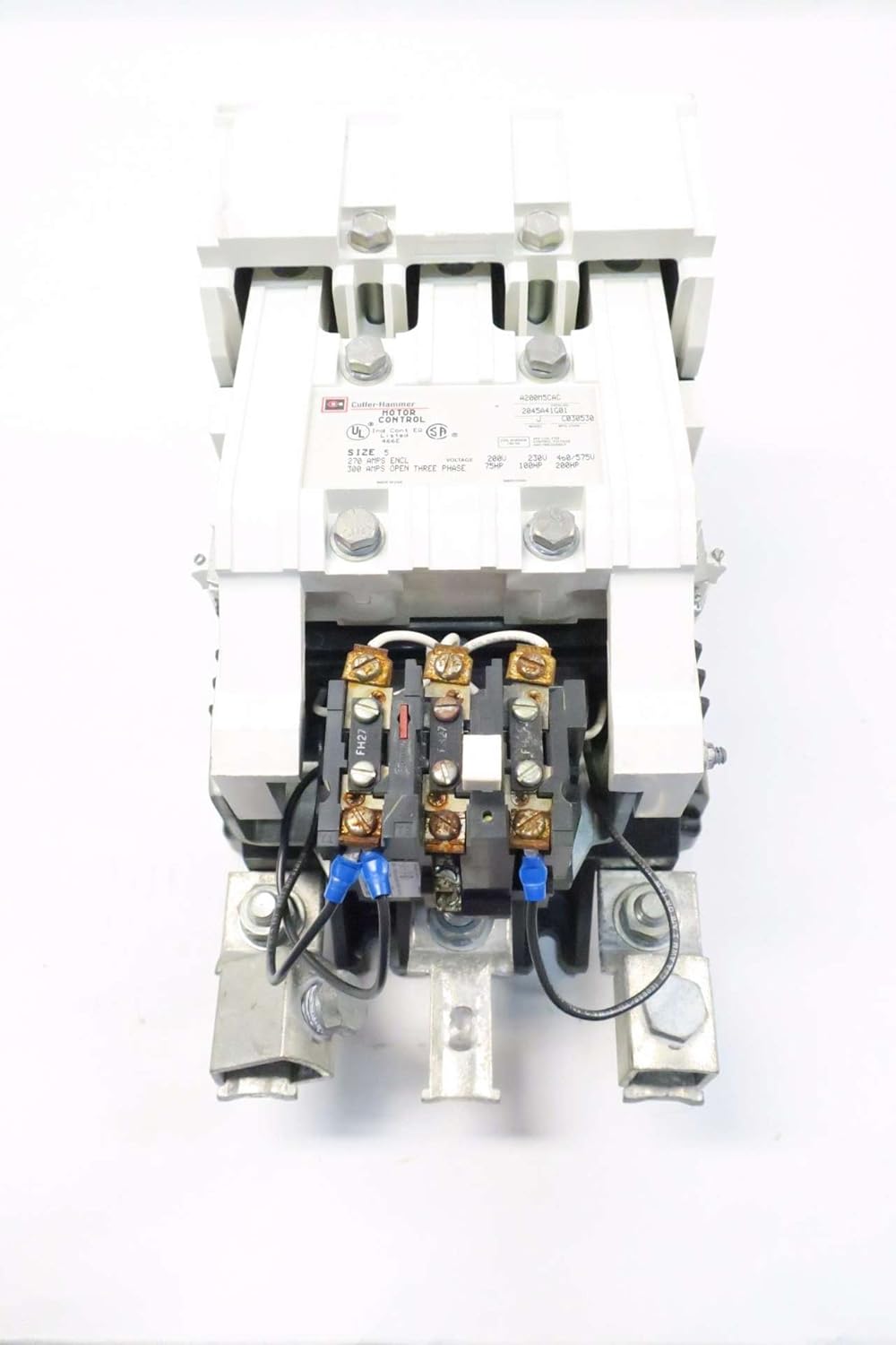 Amazon.com: CUTLER HAMMER A200M5CAC 120V-AC 200HP 270A AMP SIZE 5 MOTOR ...