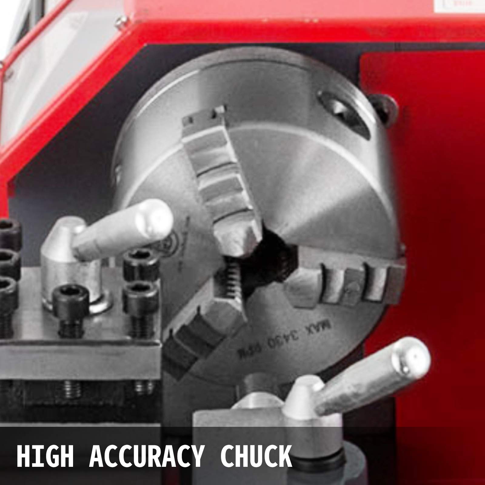 Buy VEVOR Metal Lathe 8X16 Inches, Precision Mini Lathe Variable Speed ...